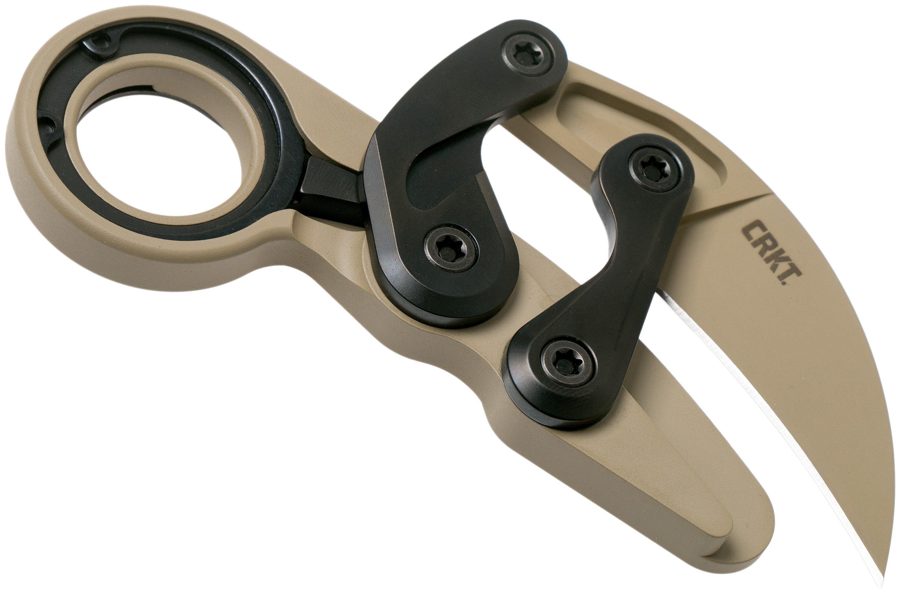 CRKT Provoke Desert Sand 4040DS Kinematic Karambit pocket knife, Joe ...