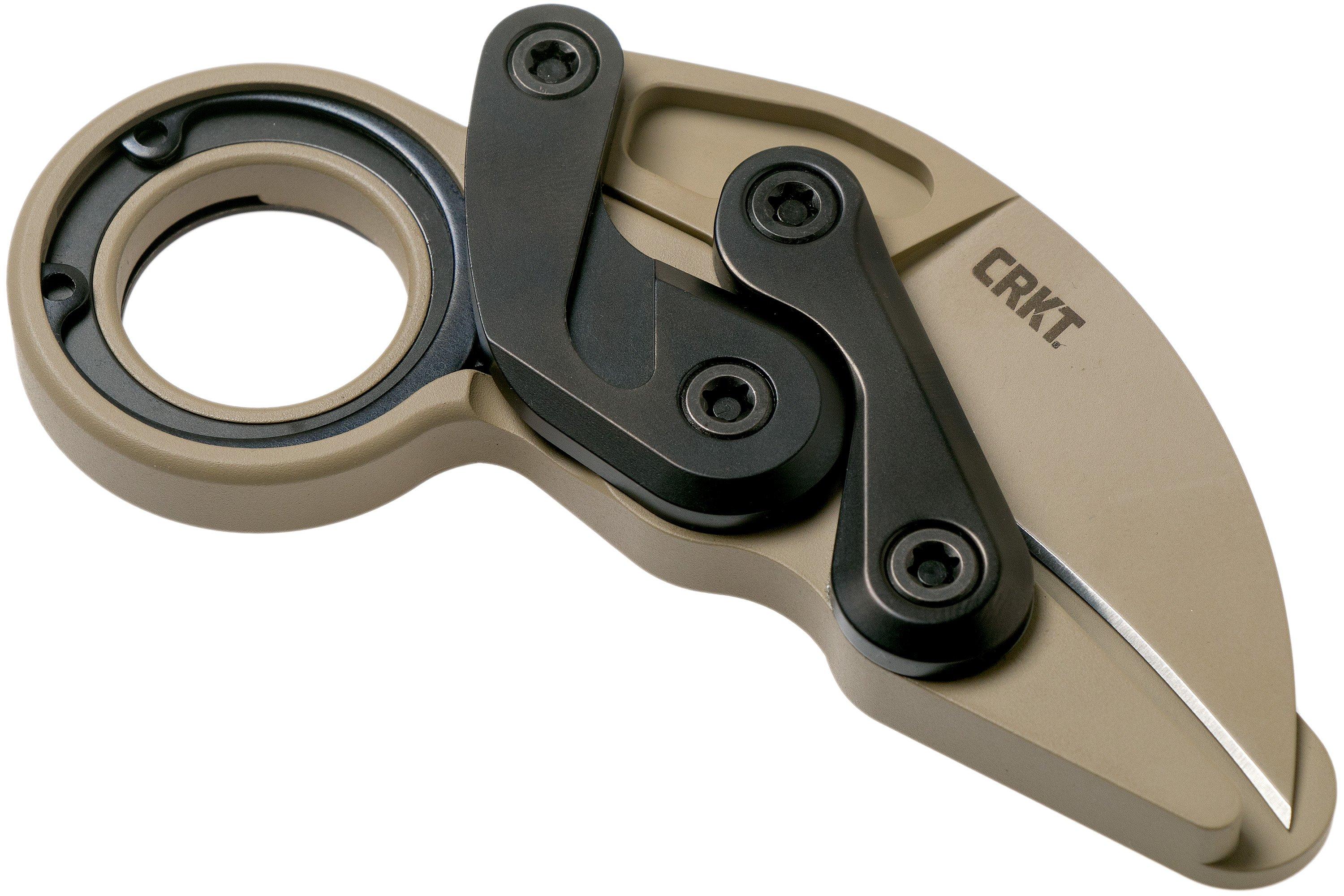 CRKT Provoke Desert Sand 4040DS Kinematic Karambit pocket knife, Joe ...
