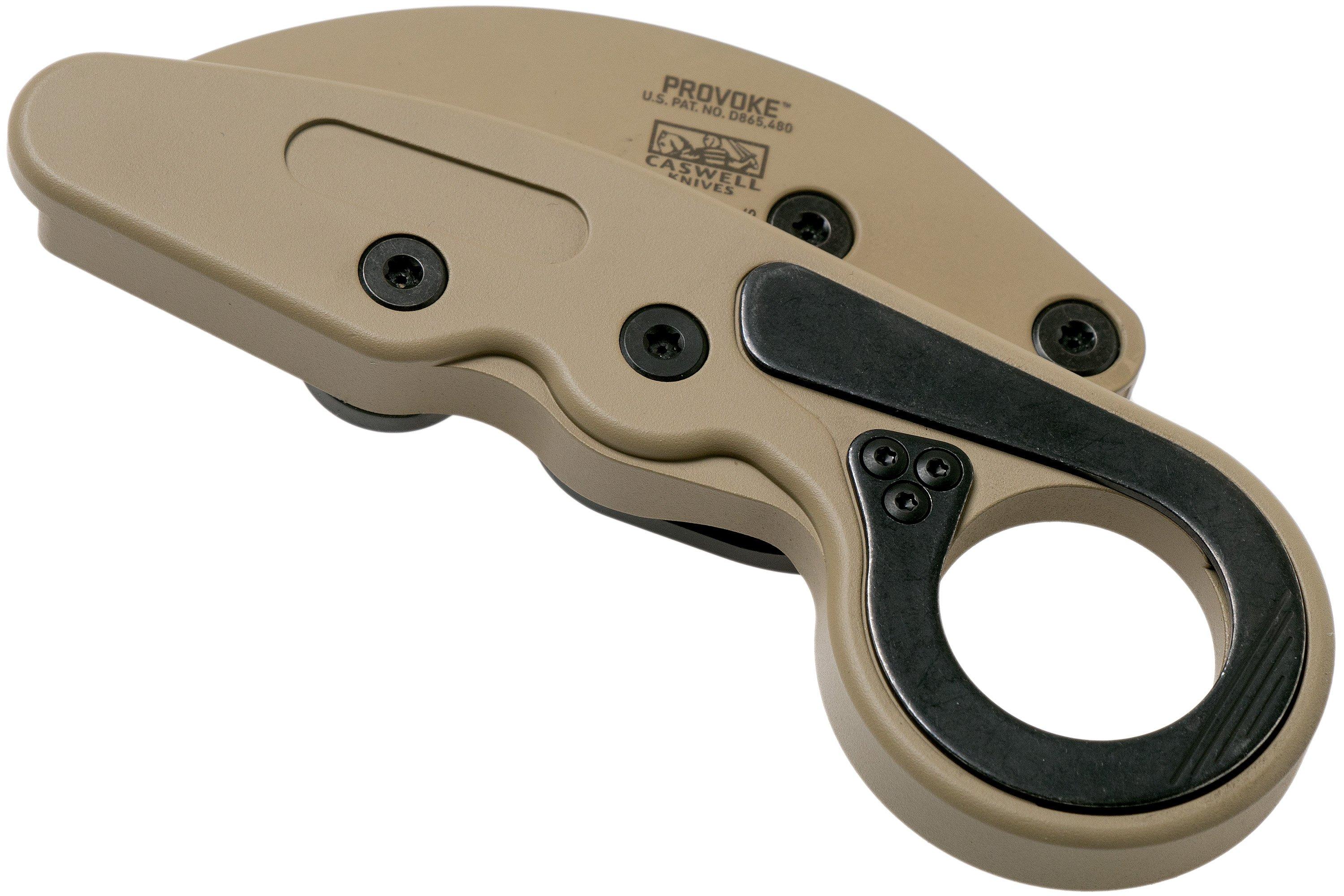 CRKT Provoke Desert Sand 4040DS Kinematic Karambit pocket knife, Joe ...