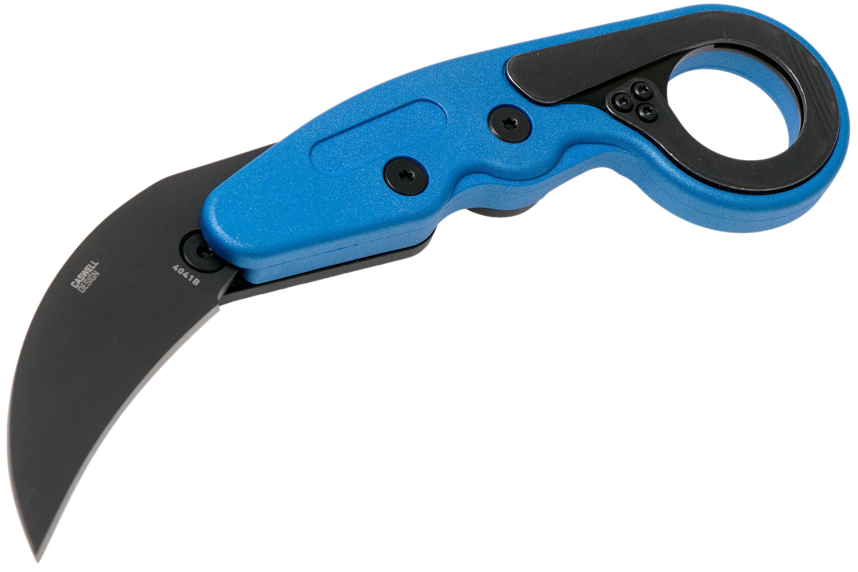 CRKT Provoke Blue Metallic 4041B pocket knife, Joe Caswell design ...