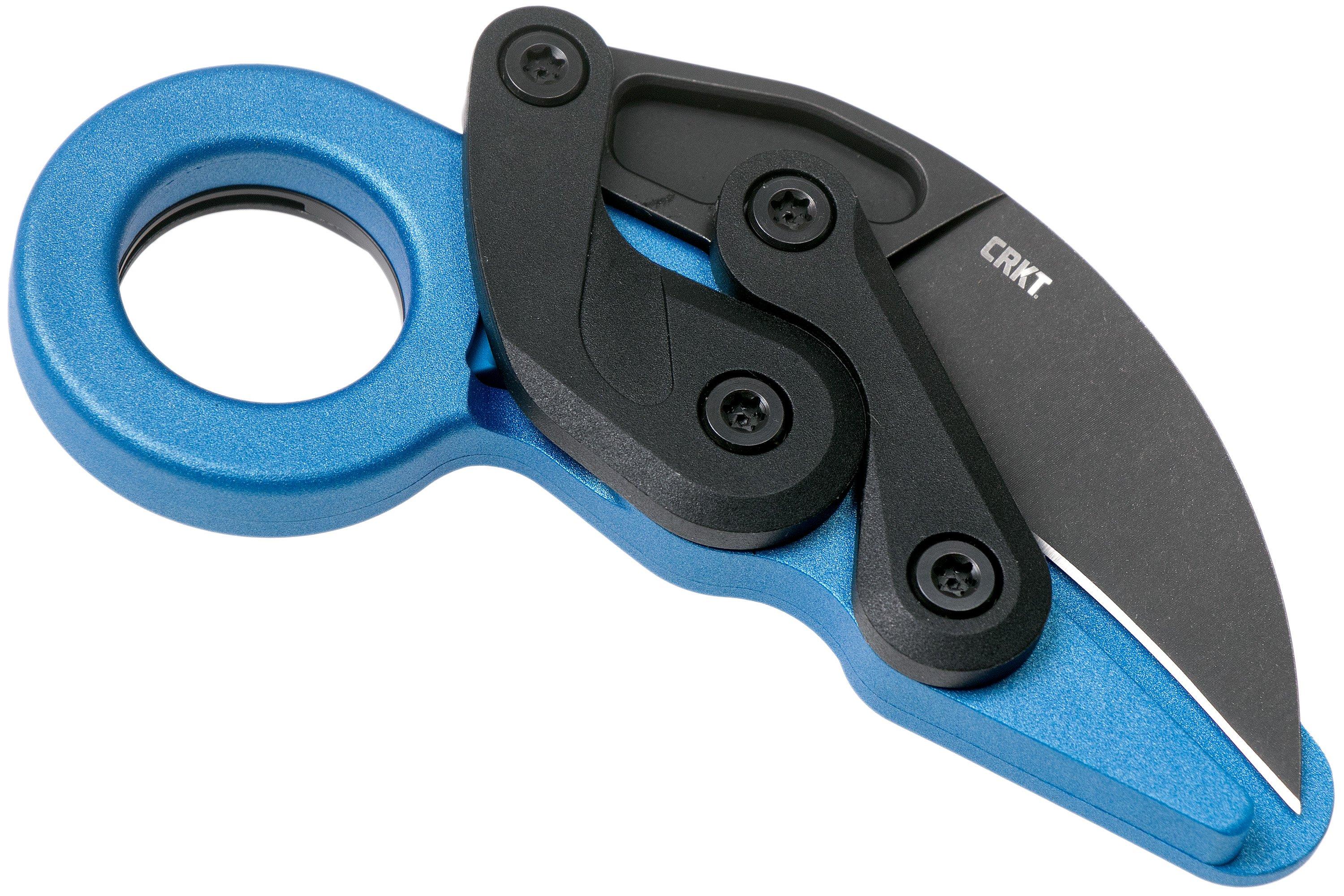 CRKT Provoke Blue Metallic 4041B pocket knife, Joe Caswell design ...