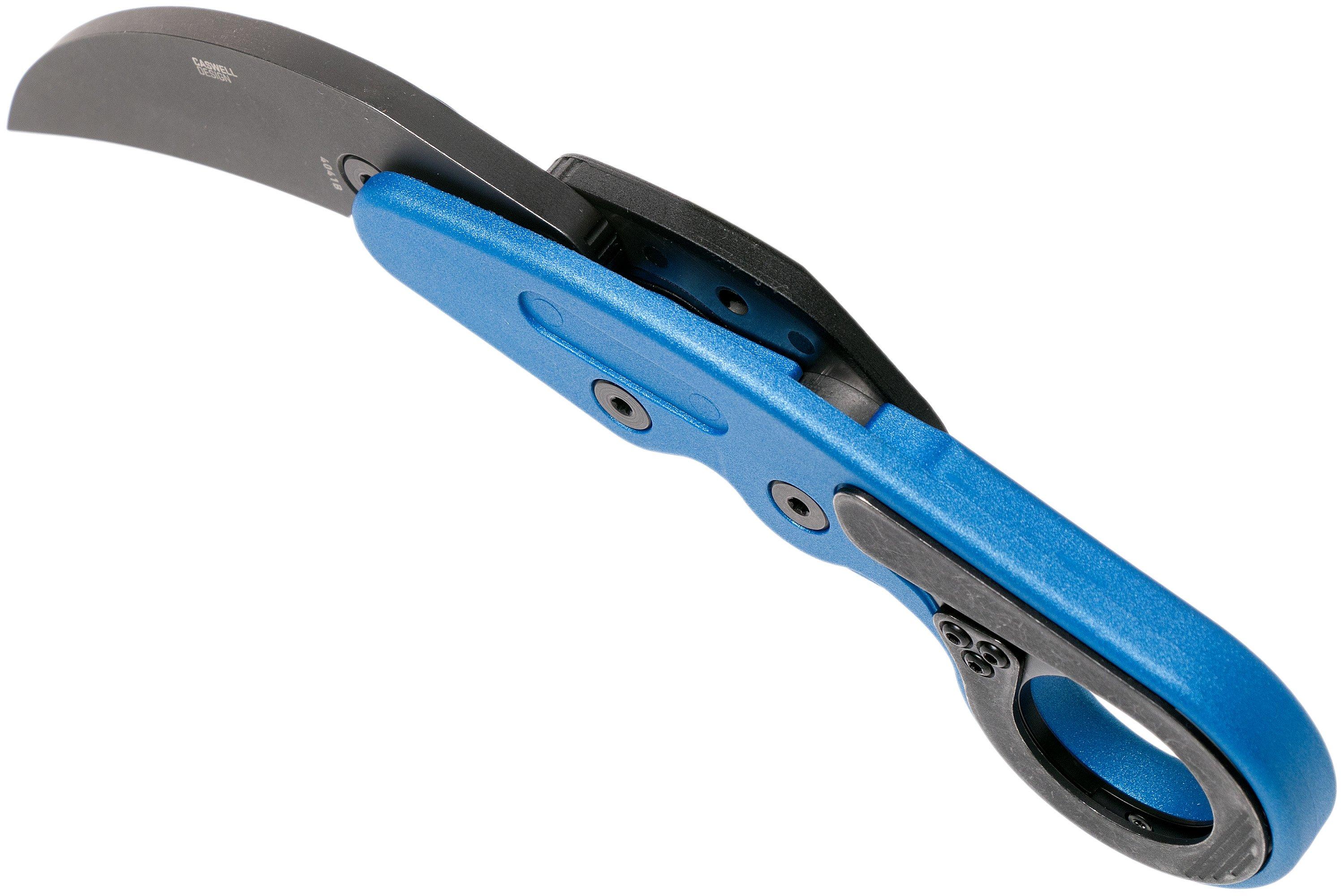 CRKT Provoke Blue Metallic 4041B pocket knife, Joe Caswell design ...