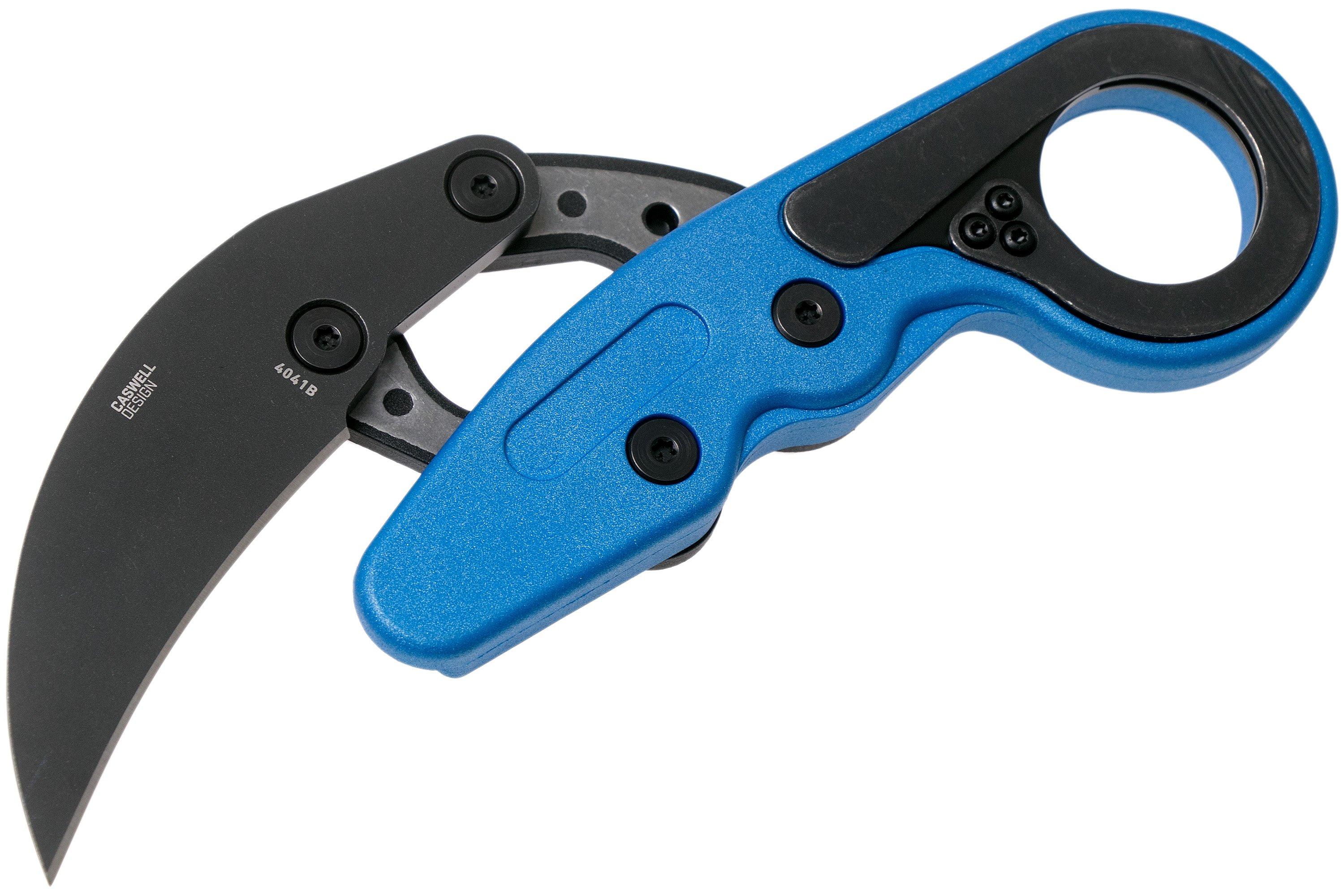 CRKT Provoke Blue Metallic 4041B pocket knife, Joe Caswell design ...