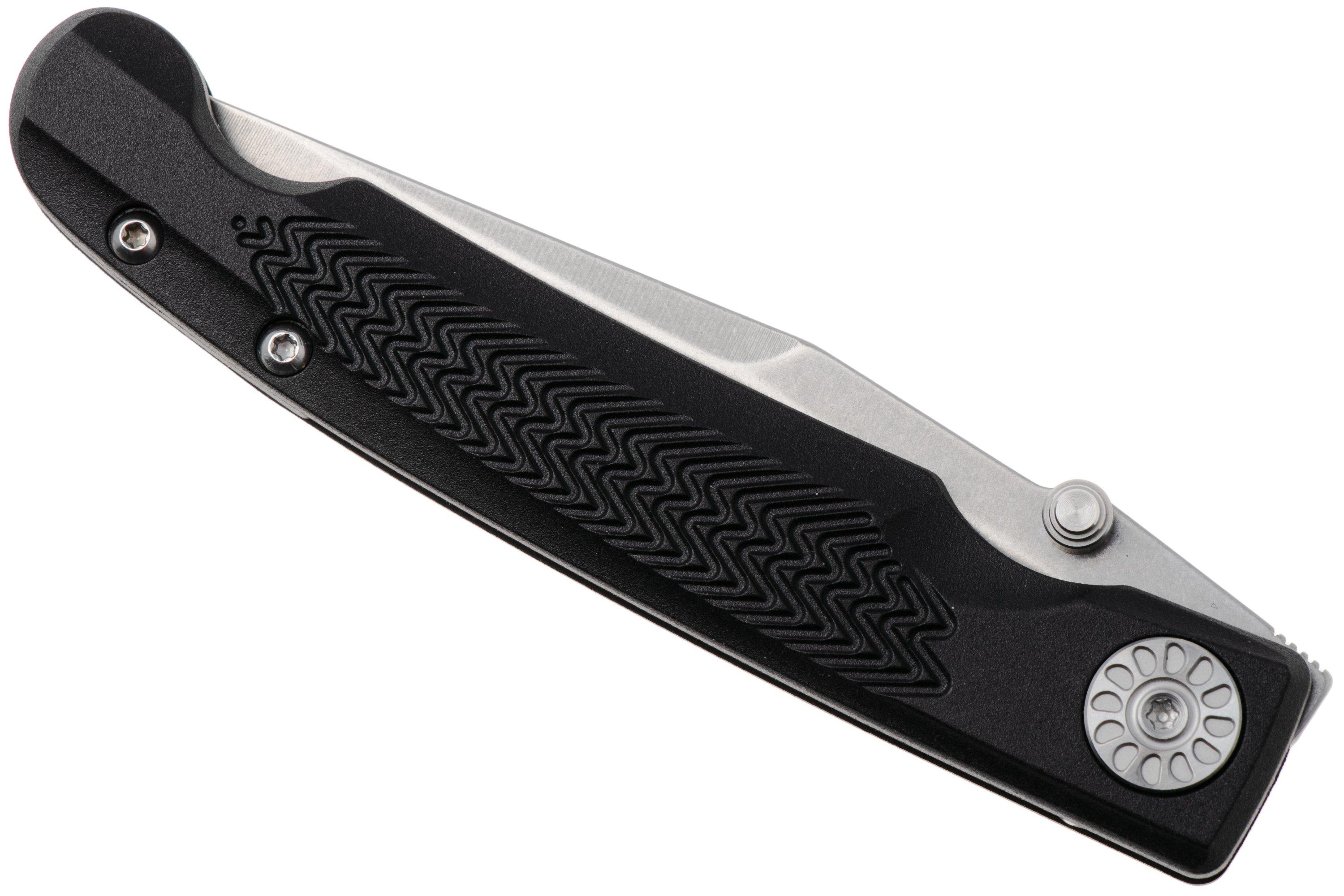 CRKT Fidus 4220 Stonewashed 12C27, Black GRN, couteau de poche, Michael ...