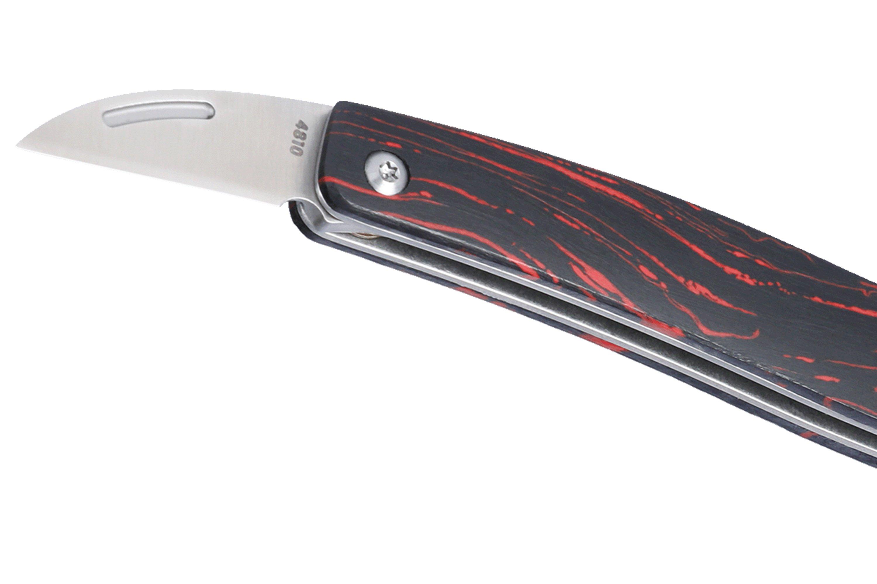 CRKT Forebear 4810 Red Black G10 slipjoint pocket knife, Darriel Caston ...