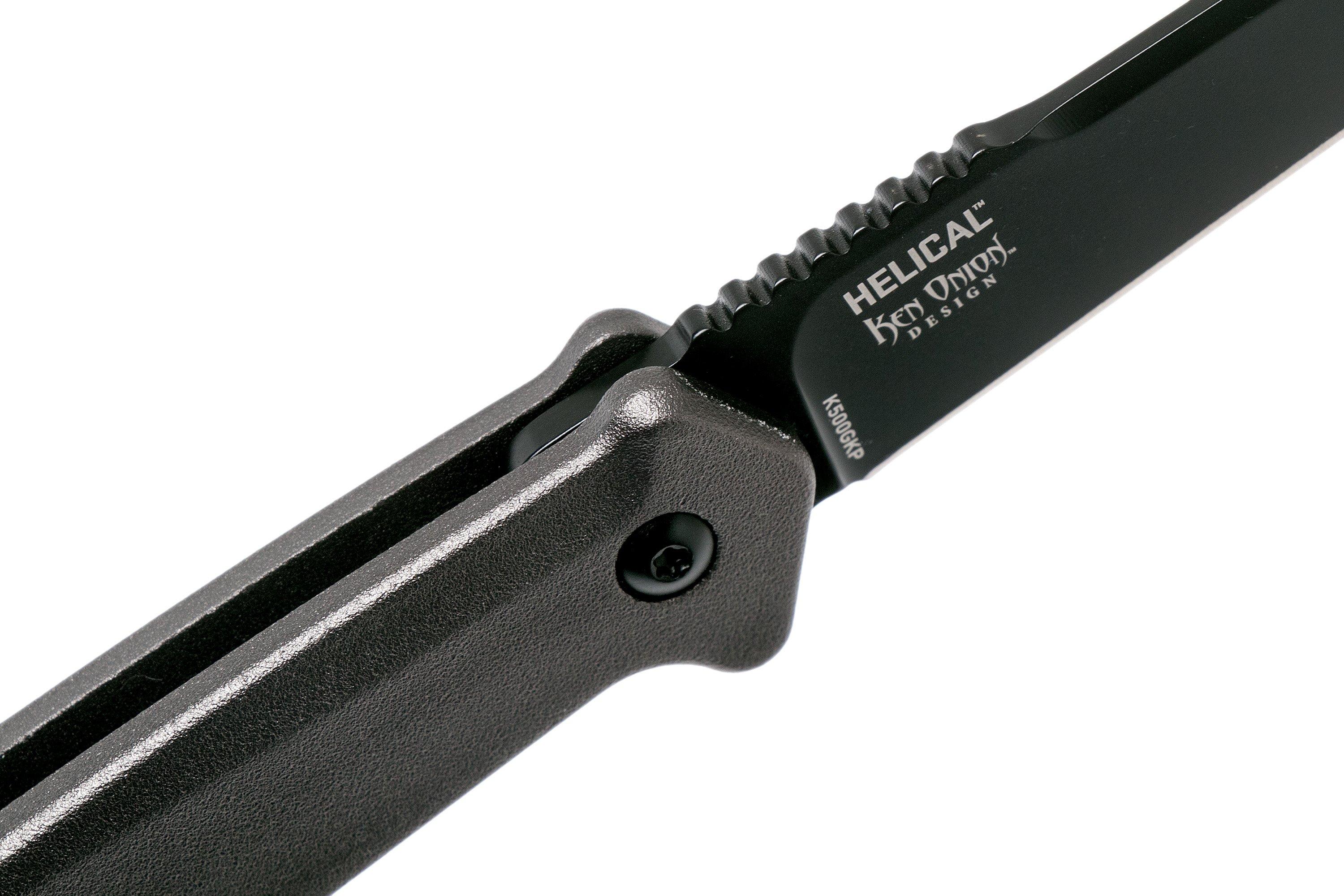 CRKT Helical D2 black 500GKP pocket knife, Ken Onion design ...