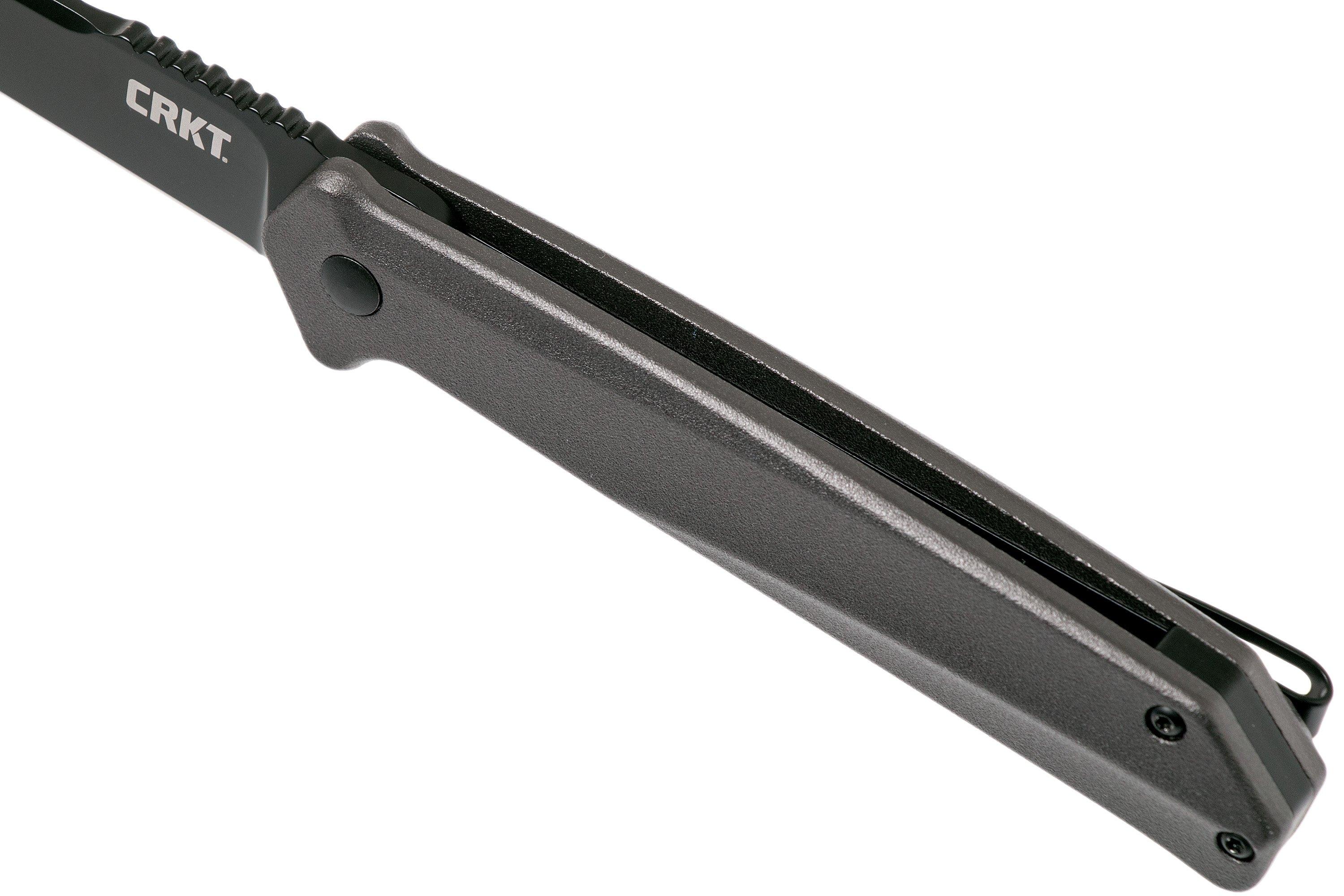 CRKT Helical D2 black 500GKP pocket knife, Ken Onion design ...