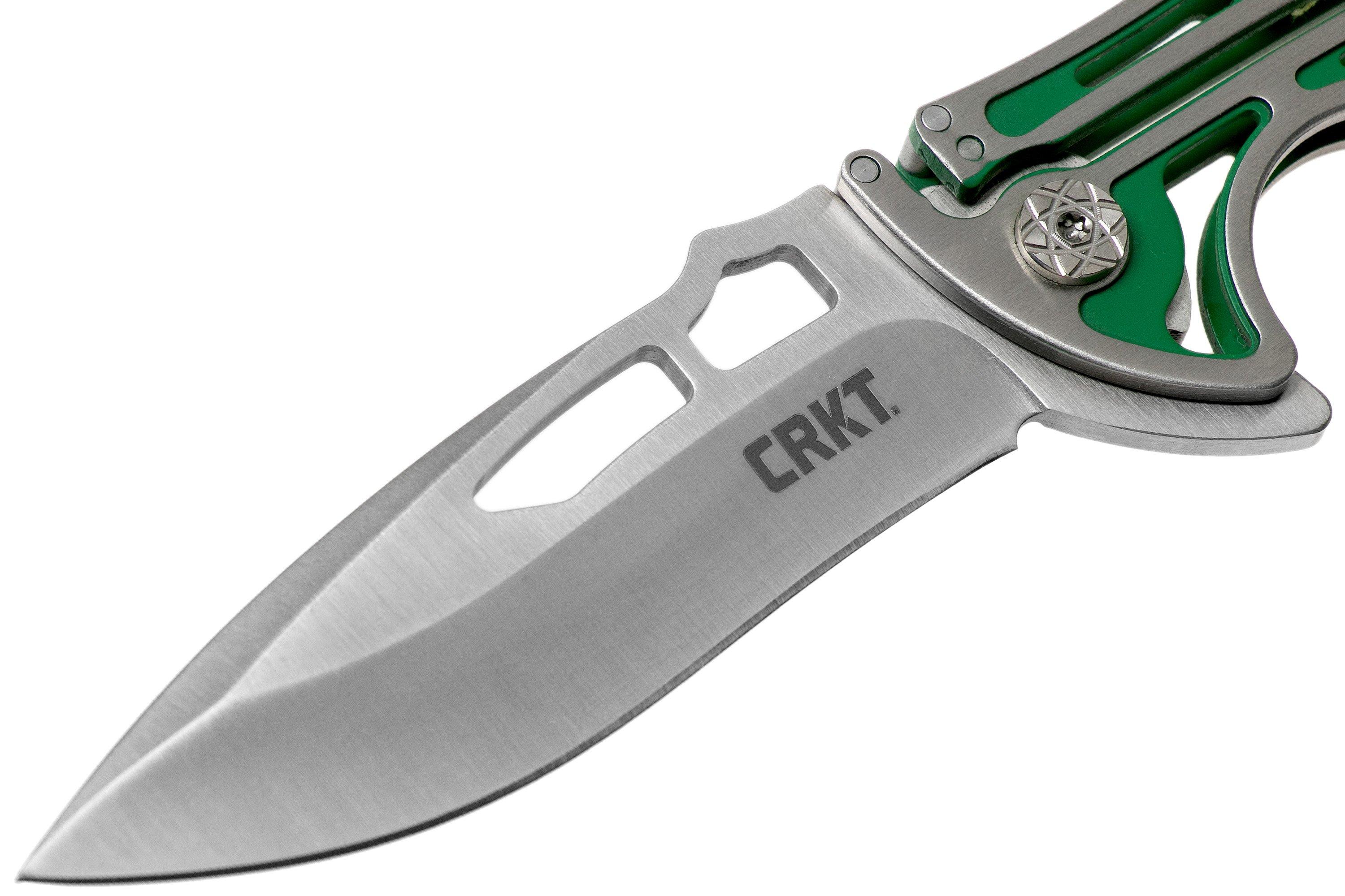 CRKT Nirk Tighe Green 5241 pocket knife, Brian Tighe design ...