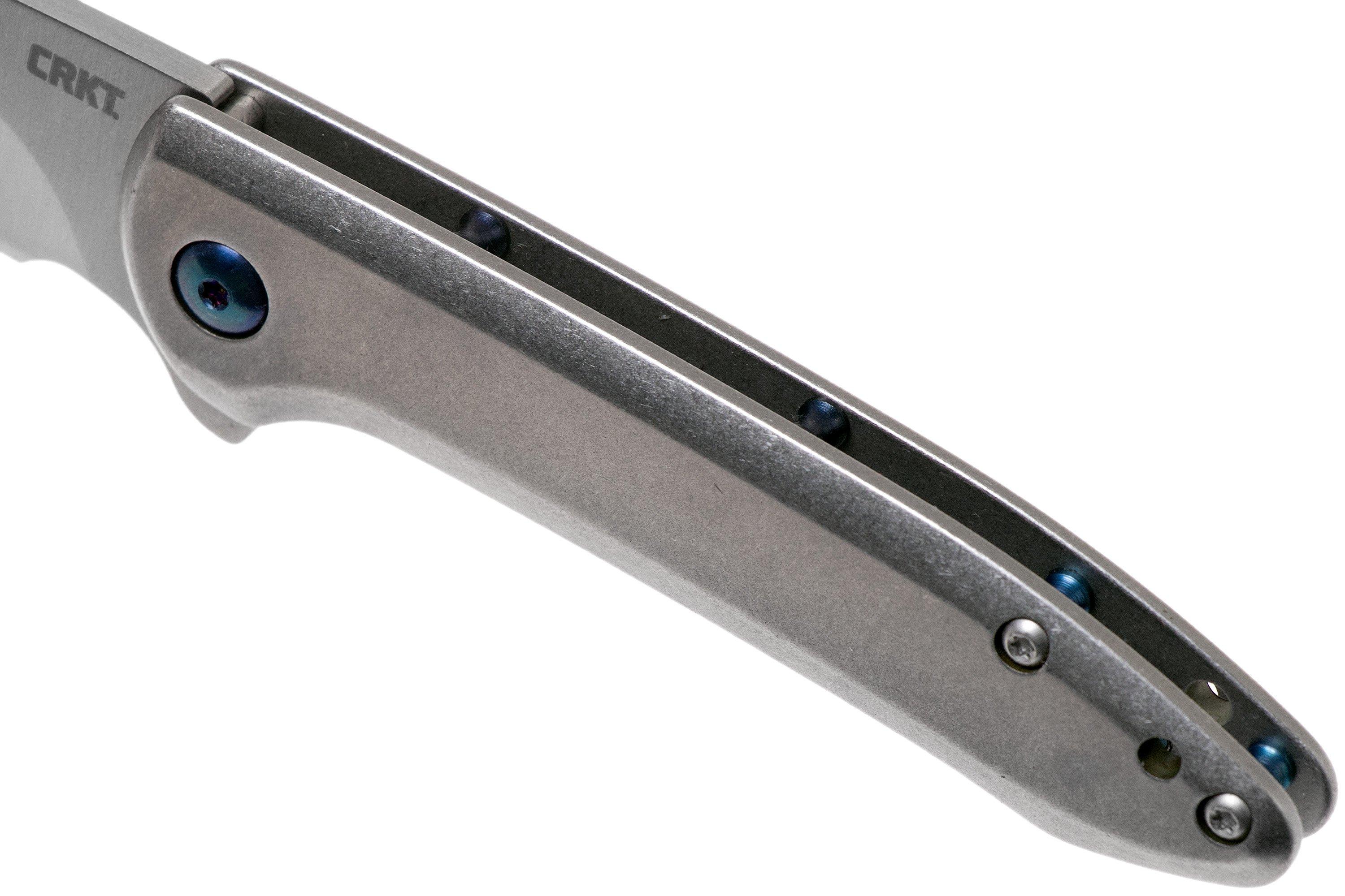 CRKT Delineation Silver 5385 pocket knife, Eric Ochs design ...