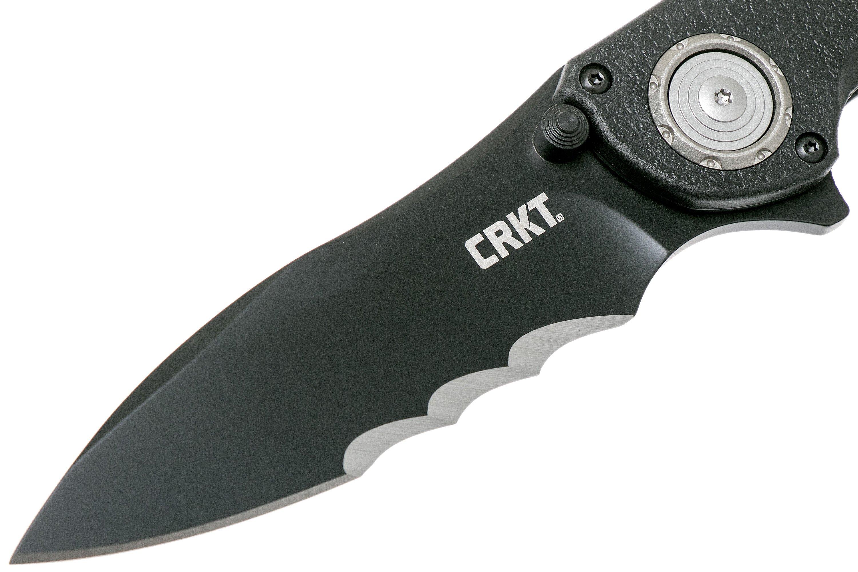 CRKT Linchpin 5406K Black Veff Serrated pocket knife, Flavio Ikoma ...