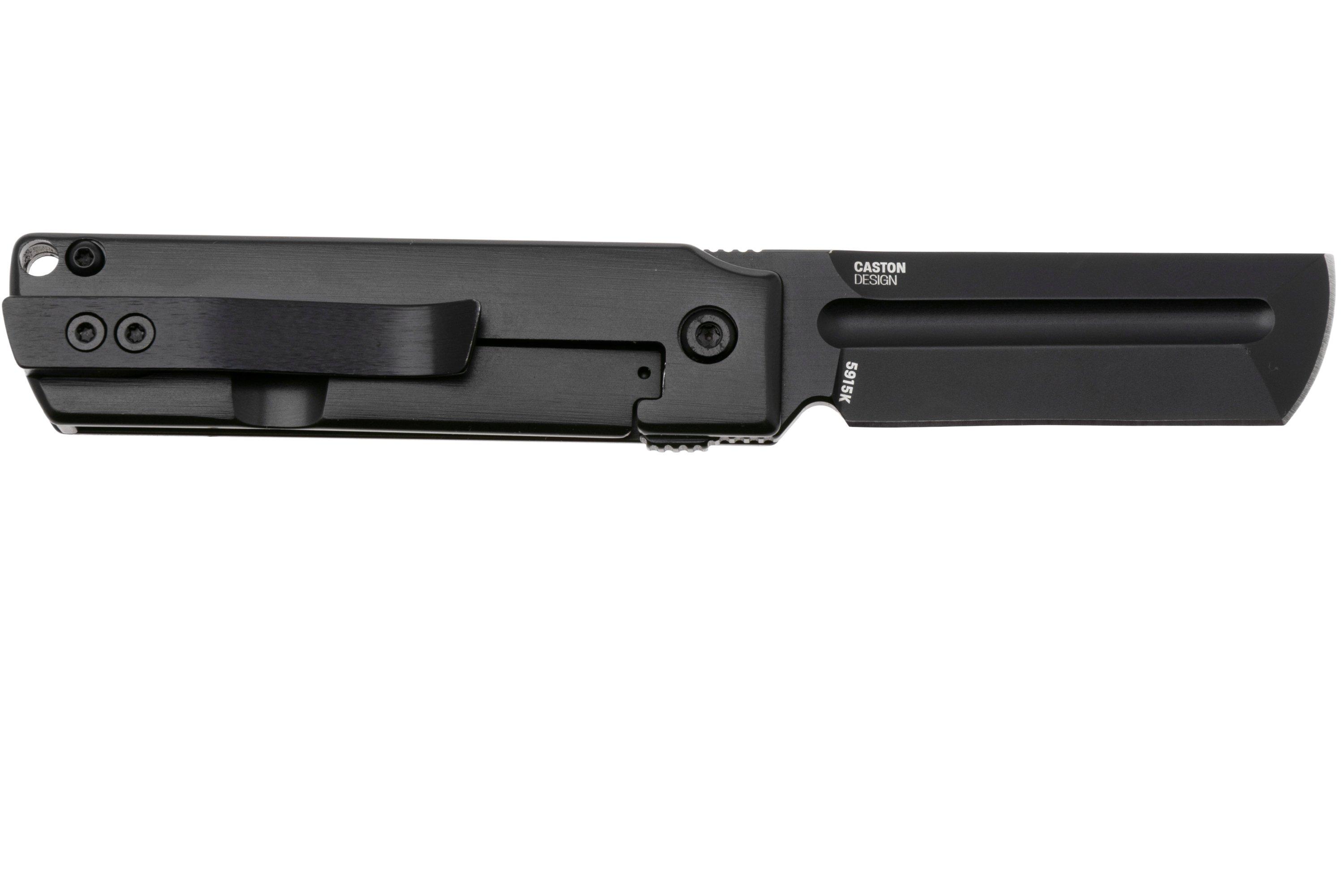 CRKT MinimalX 5915K, Black 12C27, Black Stainless Steel pocket knife ...