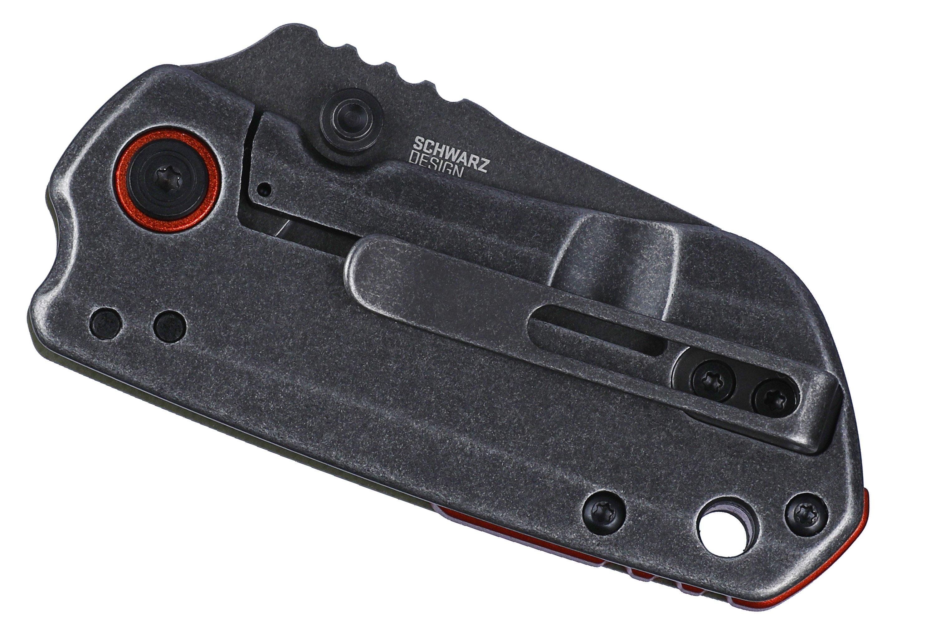 CRKT Overland Compact, OD Green pocket knife, T.J. Schwarz design ...