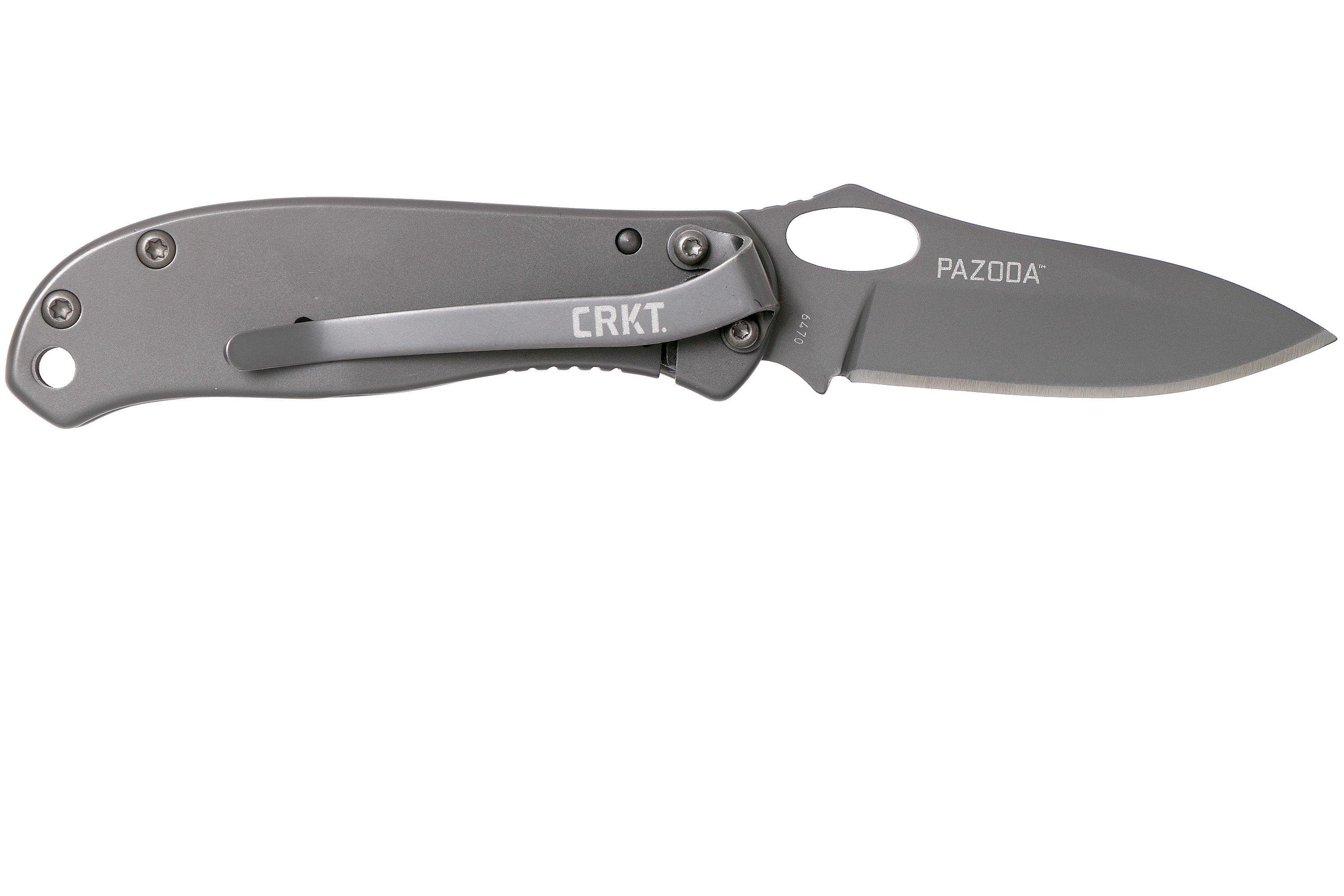 CRKT Pazoda 2 6470 Silver Black pocket knife | Advantageously shopping ...