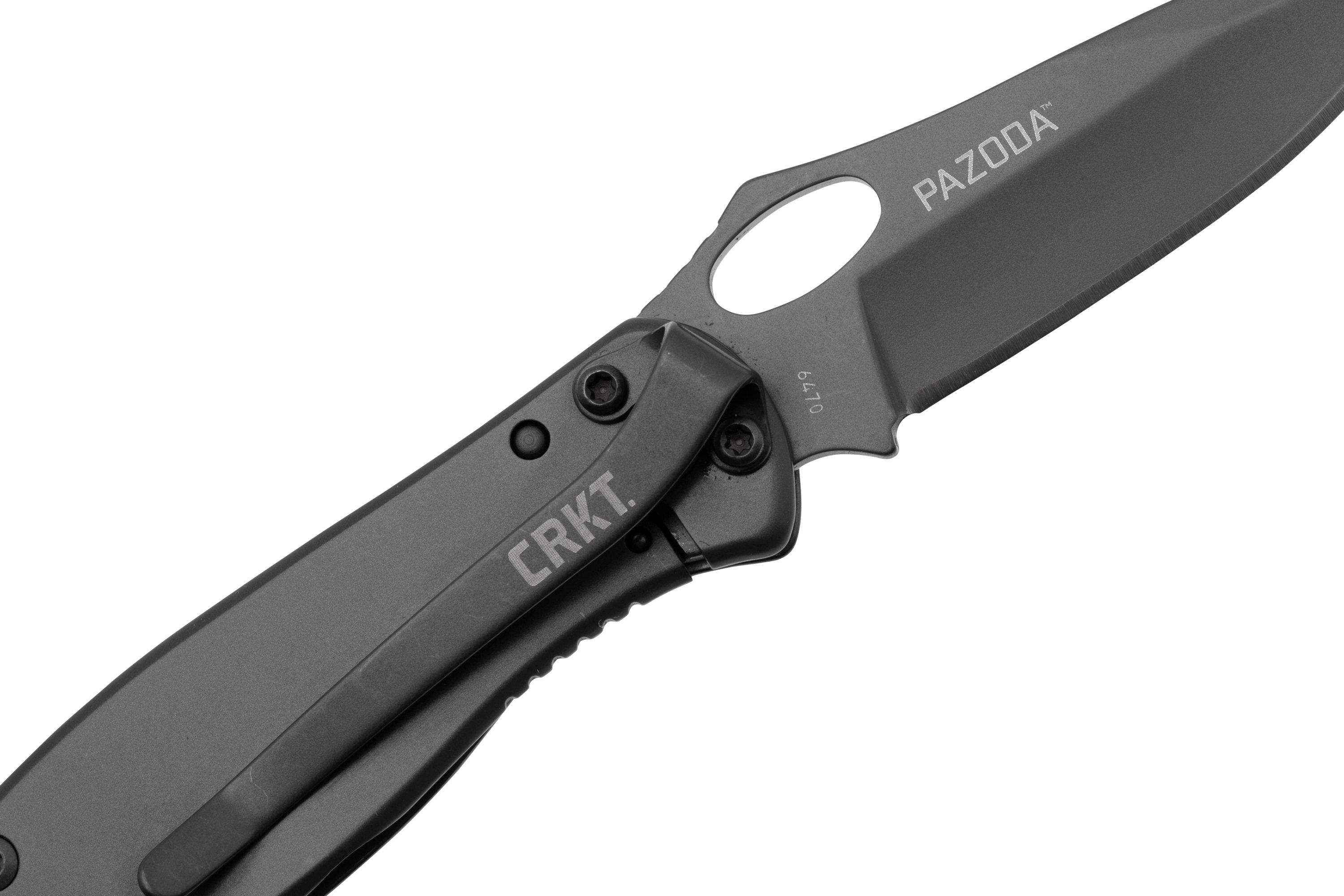 CRKT Pazoda 2 6470 Silver Black pocket knife | Advantageously shopping ...