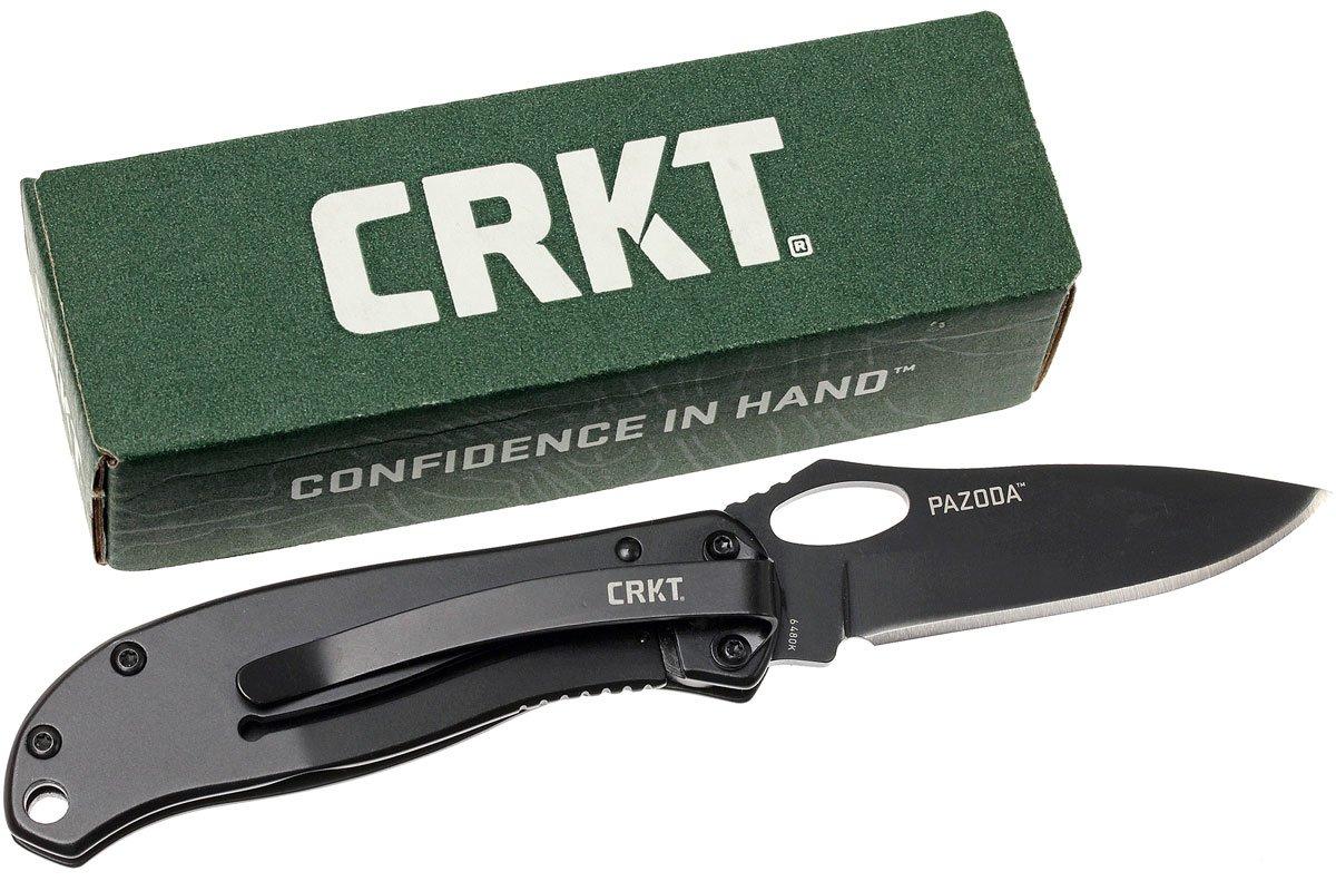 CRKT Pazoda 6480K black pocket knife | Advantageously shopping at ...
