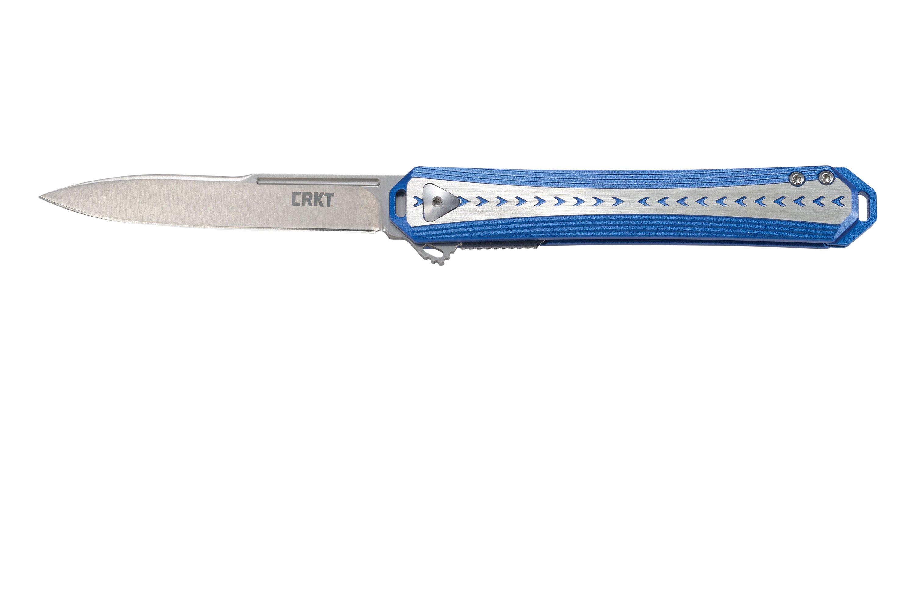 CRKT Stickler, Blue pocket knife, Jeff Park design | Advantageously ...