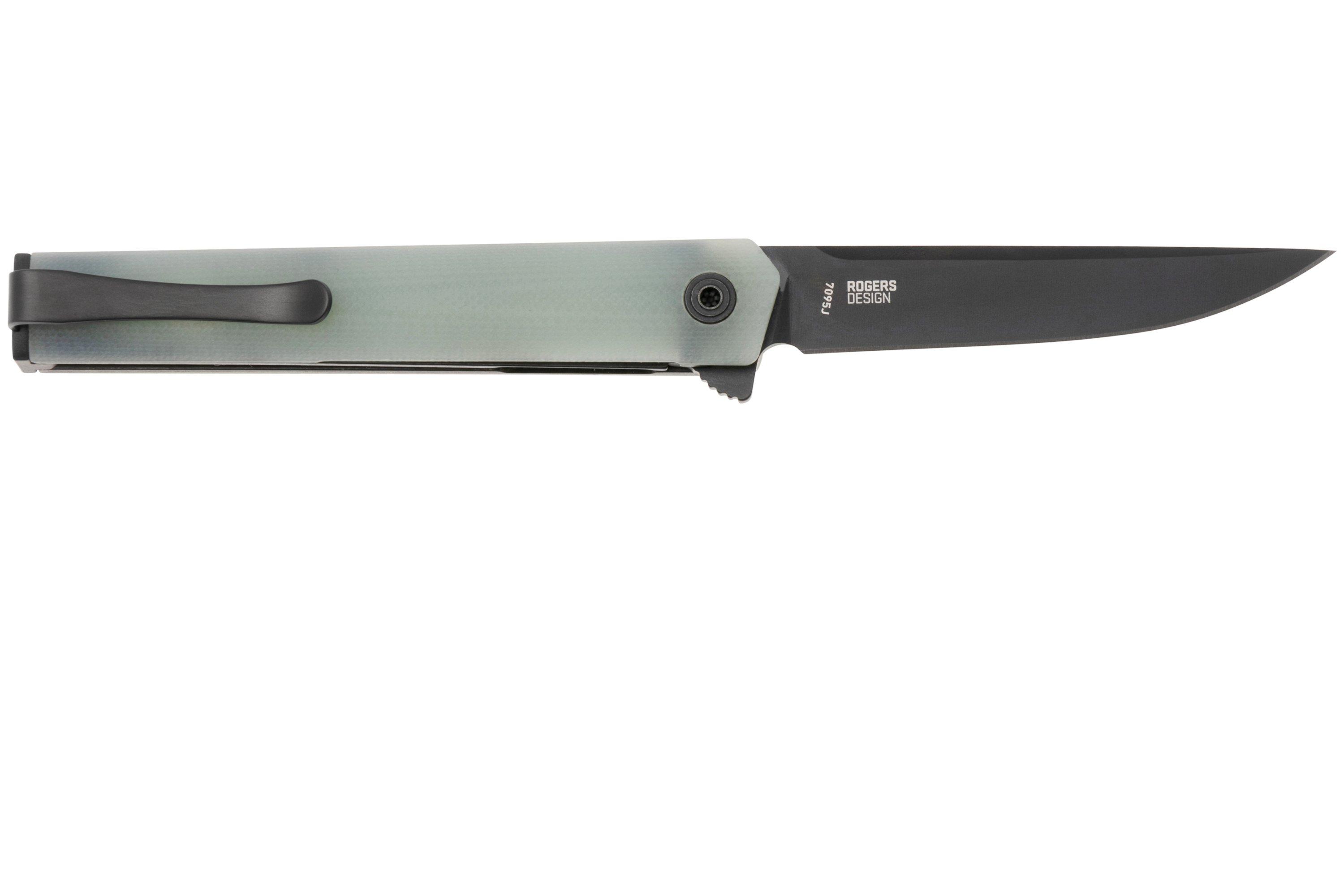 CRKT CEO Compact Jade G10 7095J pocket knife, Richard Rogers design ...