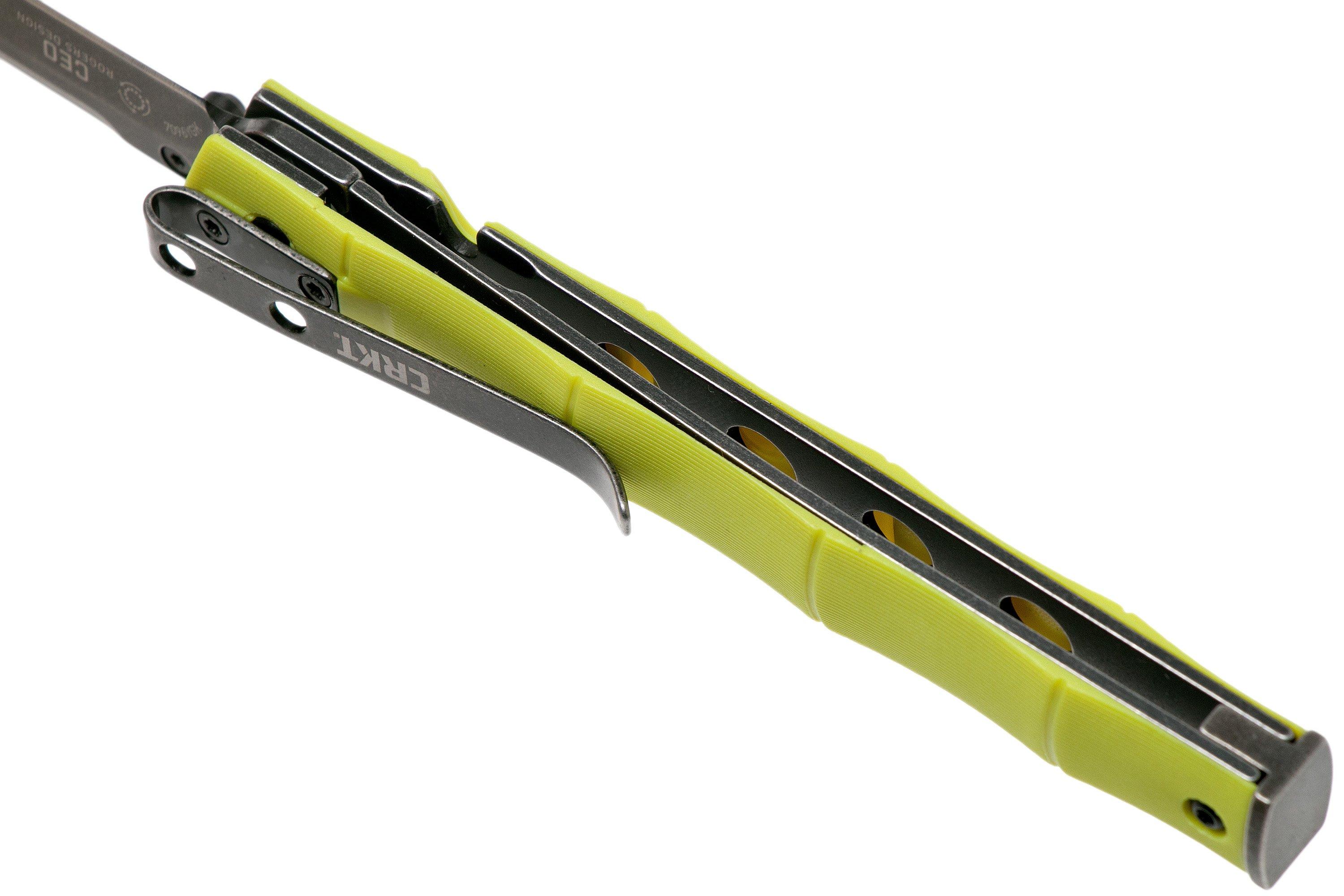 CRKT CEO Bamboo 7096YGK pocket knife, Richard Rogers design ...