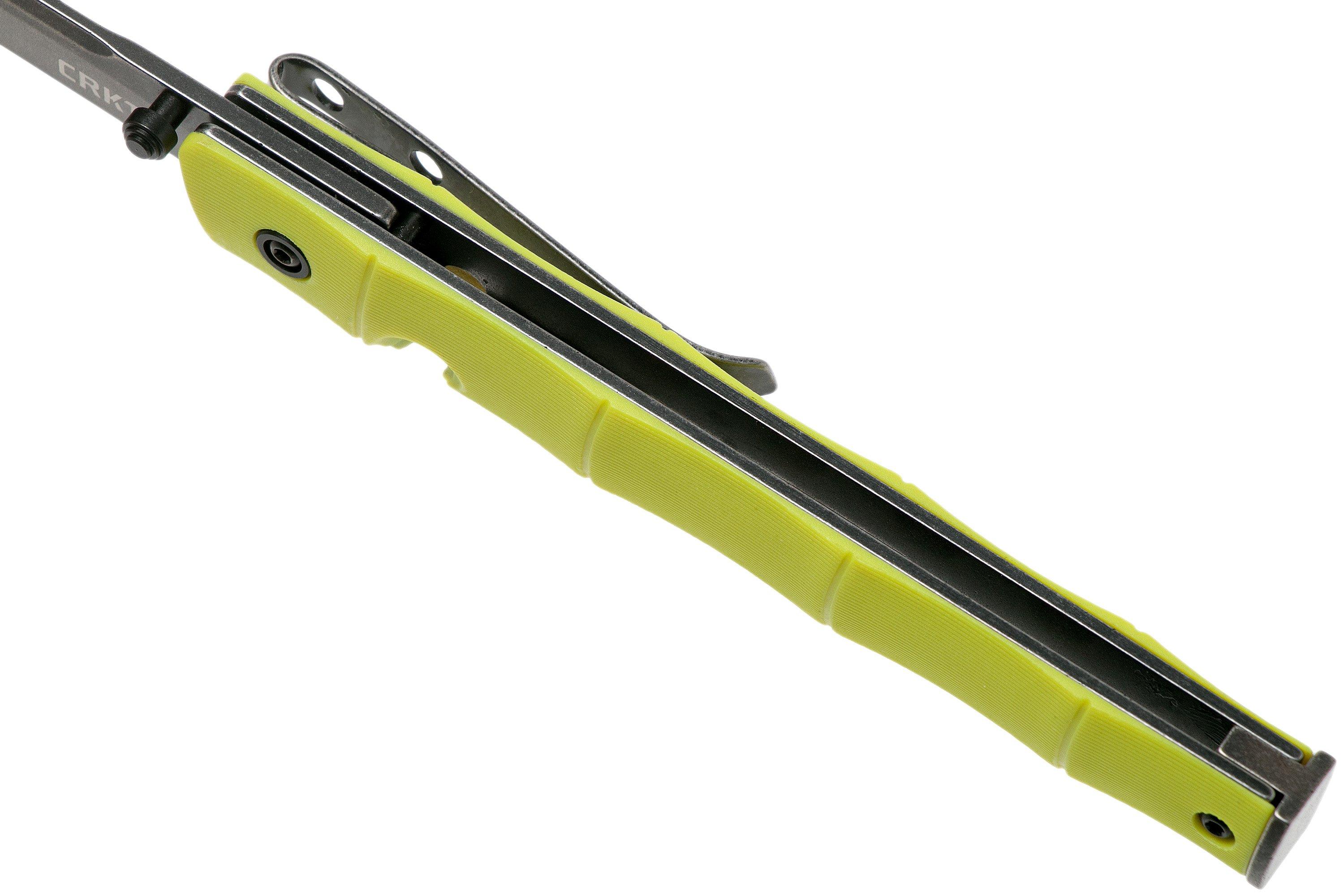 CRKT CEO Bamboo 7096YGK pocket knife, Richard Rogers design ...
