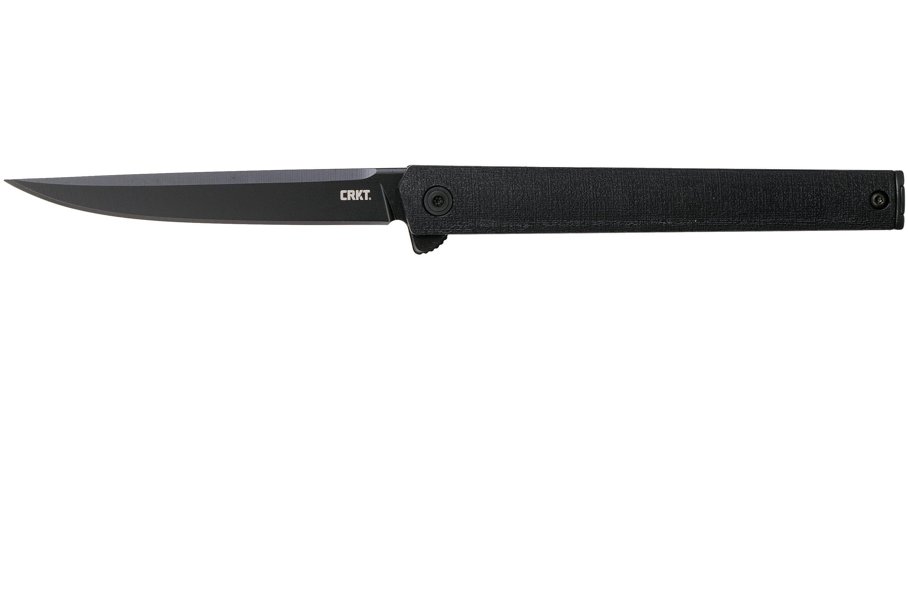 CRKT CEO Flipper Blackout 7097K pocket knife, Richard Rogers design ...