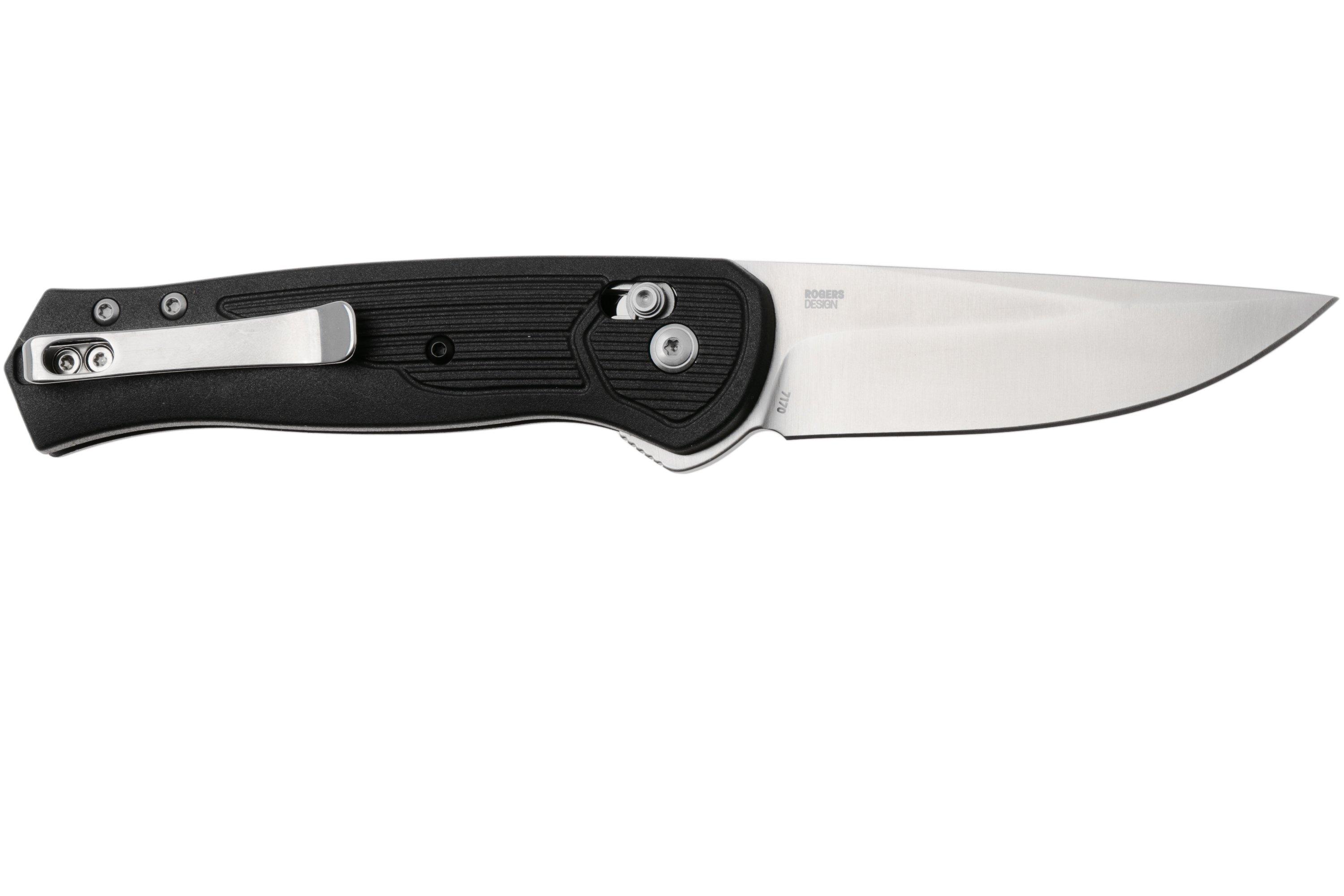 CRKT Sero 7170 Satin CPM S35VN, Black GRN, pocket knife, Richard Rogers ...