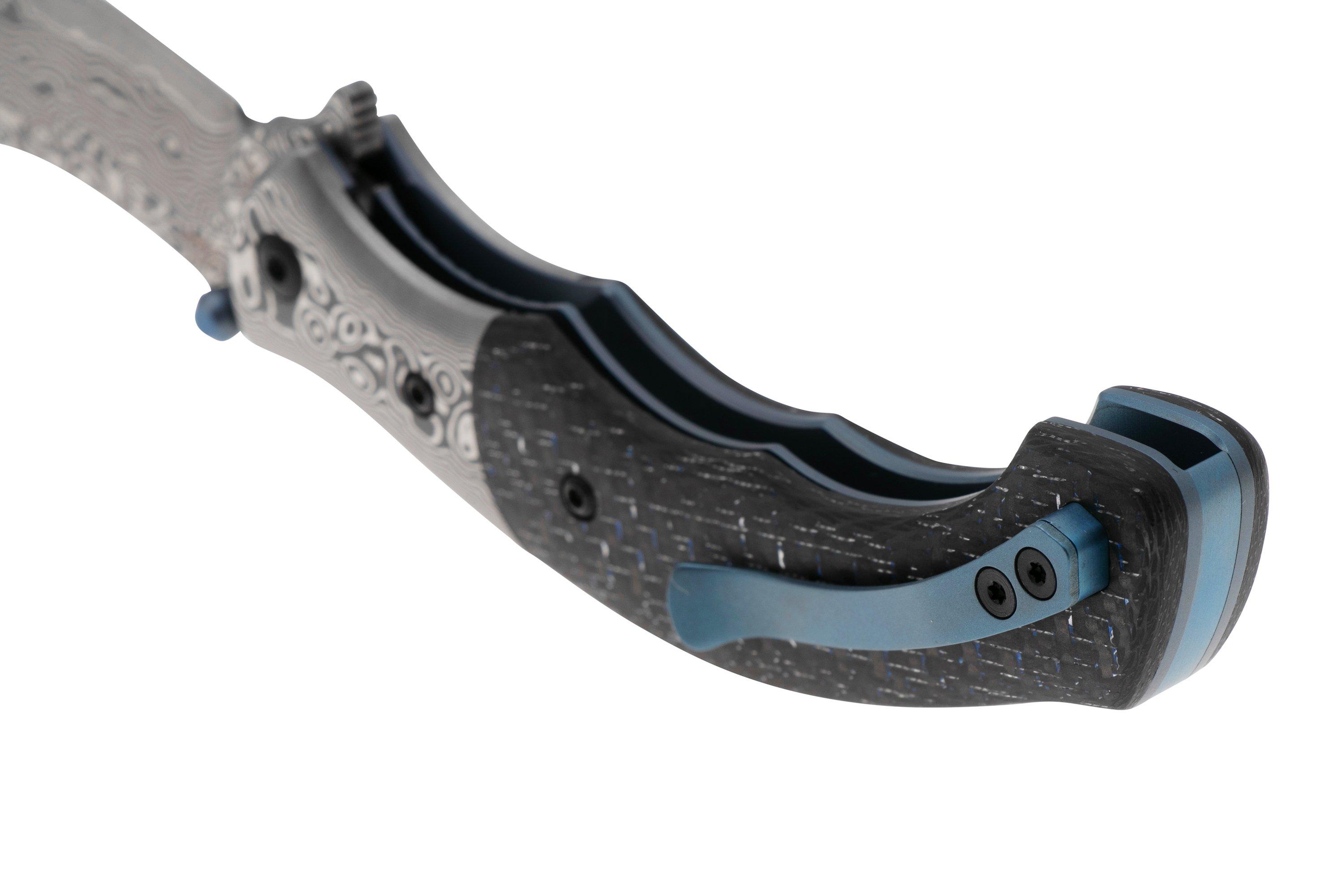 CRKT Ritual Compact 7466 Damascus Persian, zakmes, Alan Folts design ...