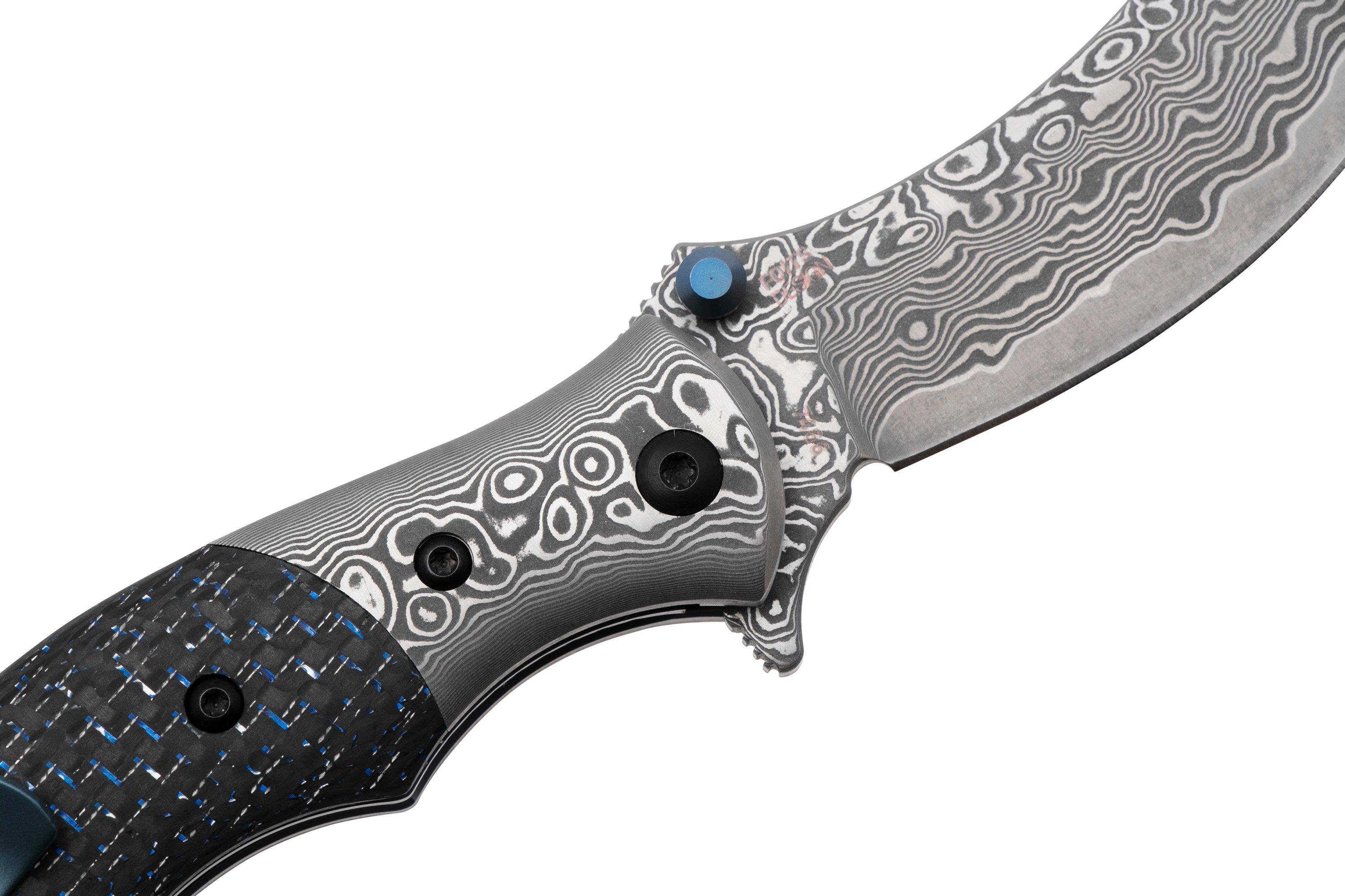 CRKT Ritual Compact 7466 Damascus Persian, zakmes, Alan Folts design ...
