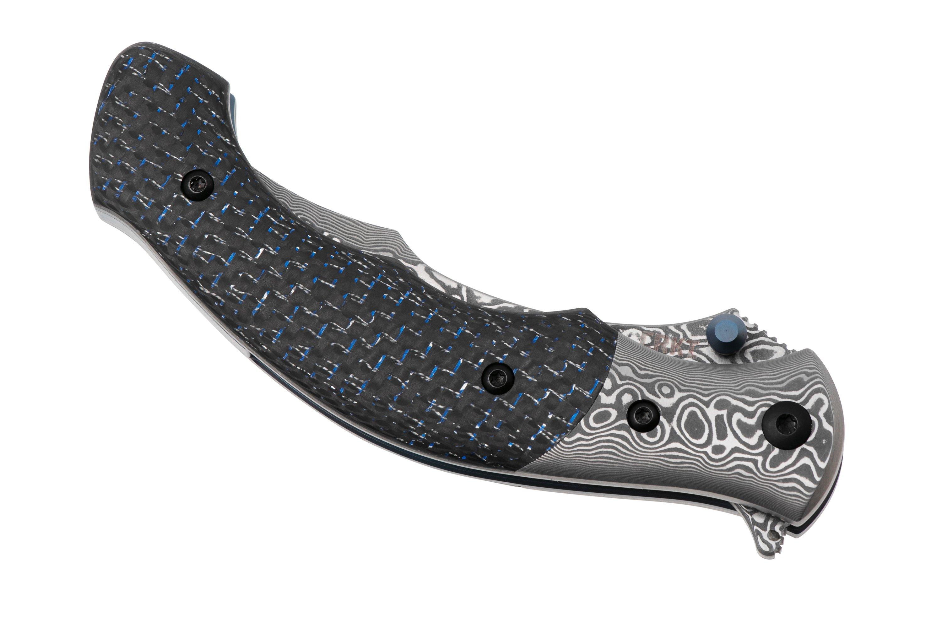 CRKT Ritual Compact 7466 Damascus Persian, zakmes, Alan Folts design ...