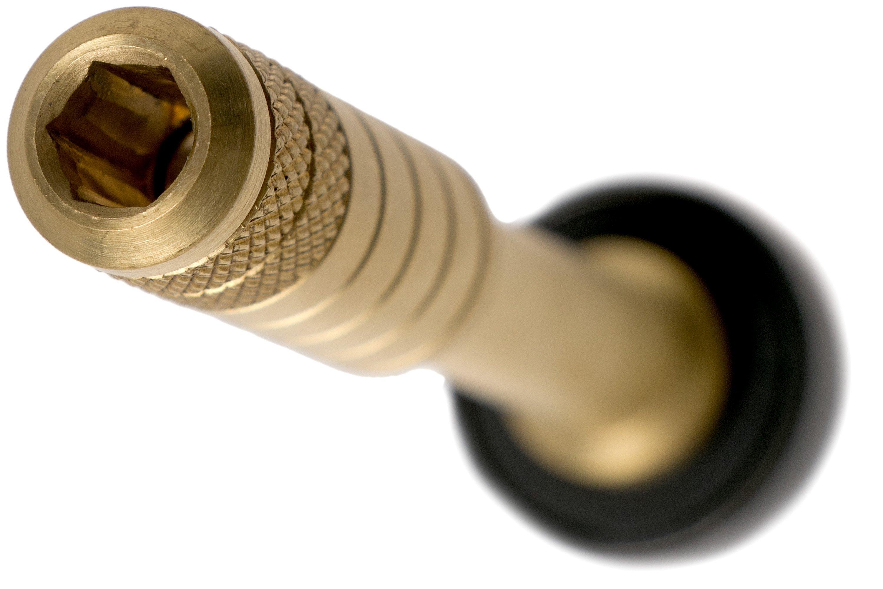 CRKT Hex Bit Driver, Brass, 9911-2, Scout Tools design | Advantageously ...