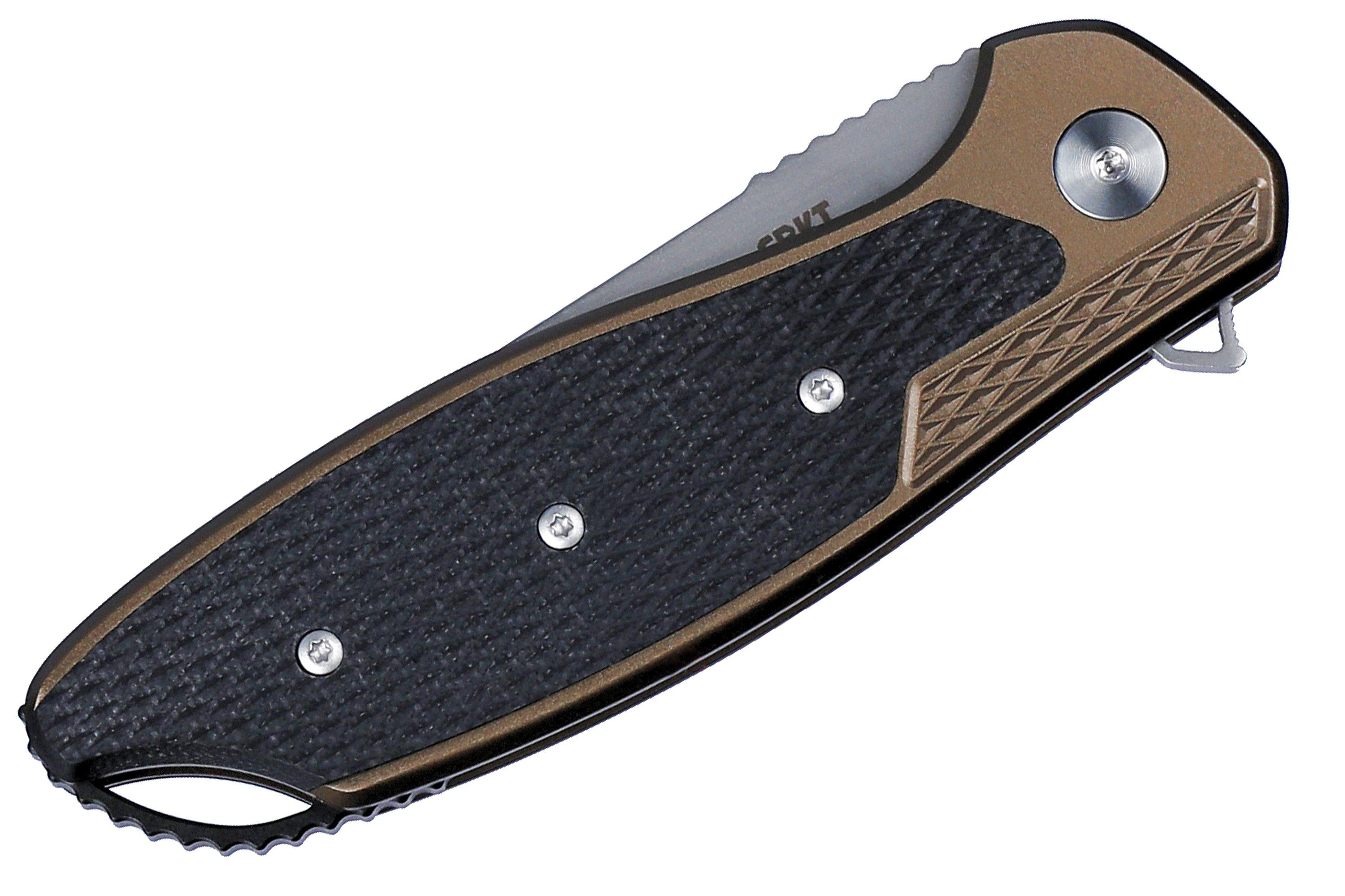 CRKT Jake, OD Green pocket knife, Ken Onion design | Advantageously ...