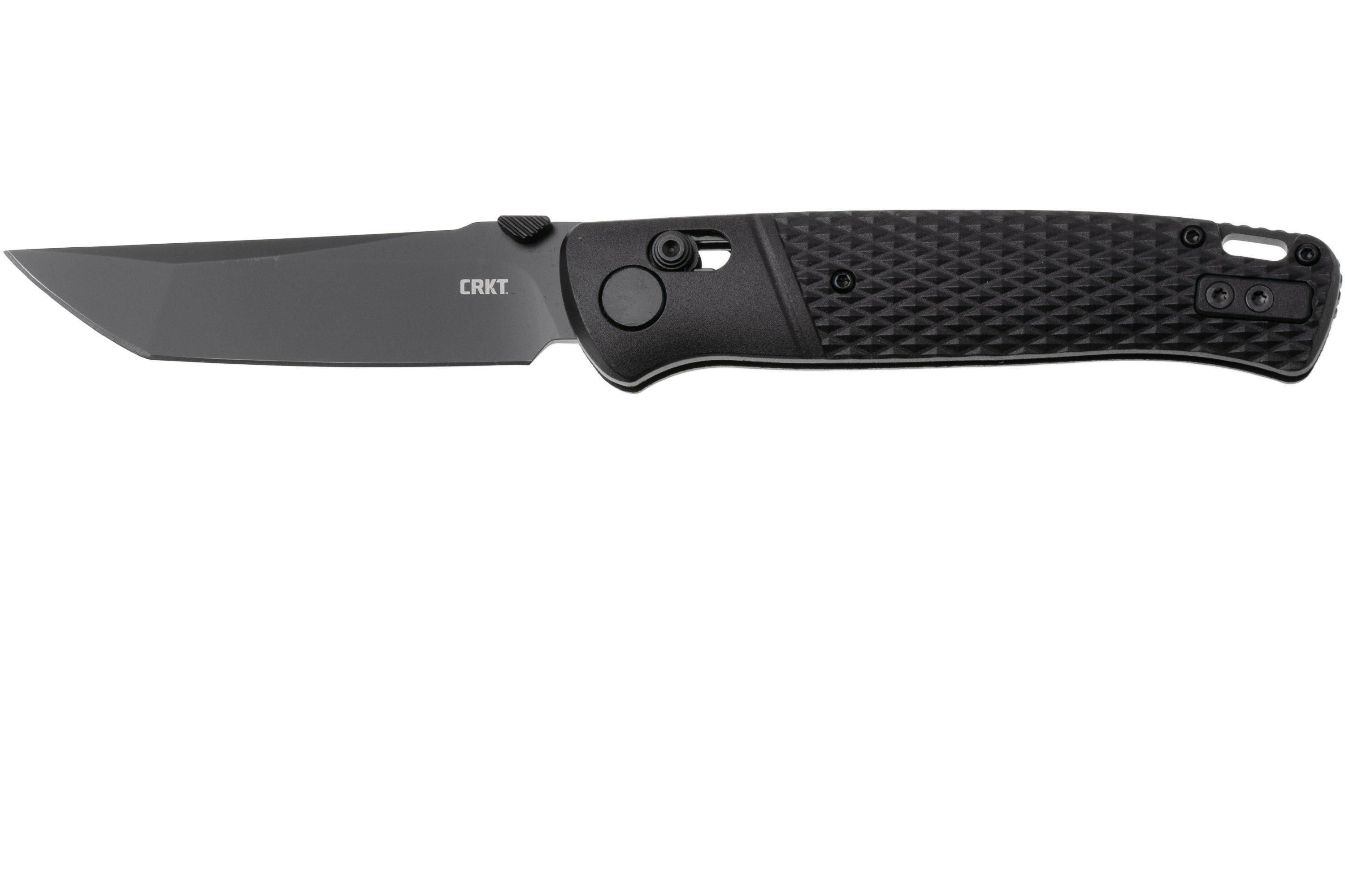 CRKT Counterpart Tactical K431KKP Black Oxide 12C27, Black GRN, pocket ...