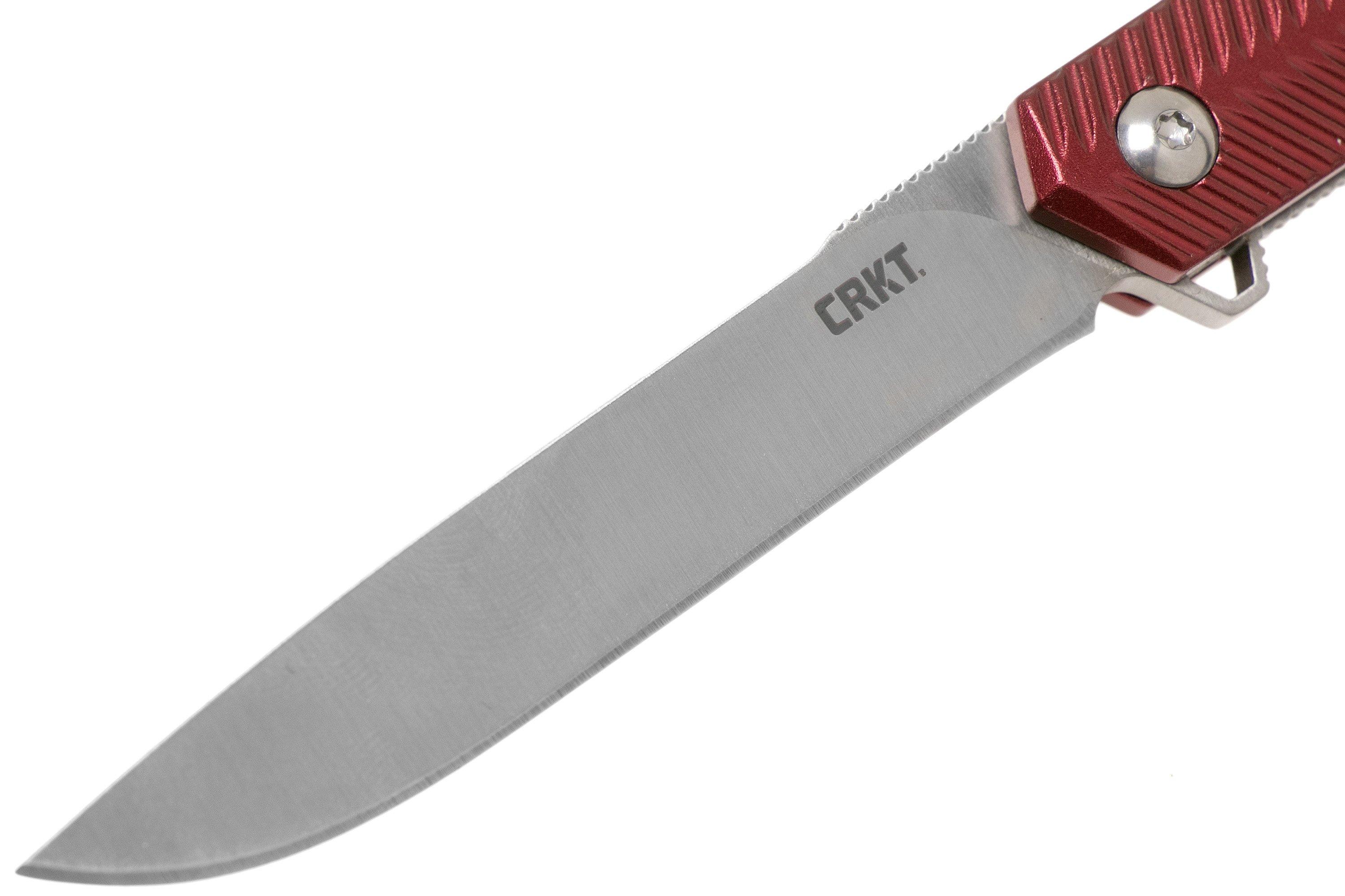 CRKT Stylus Maroon K820BXP pocket knife, Ken Onion design ...