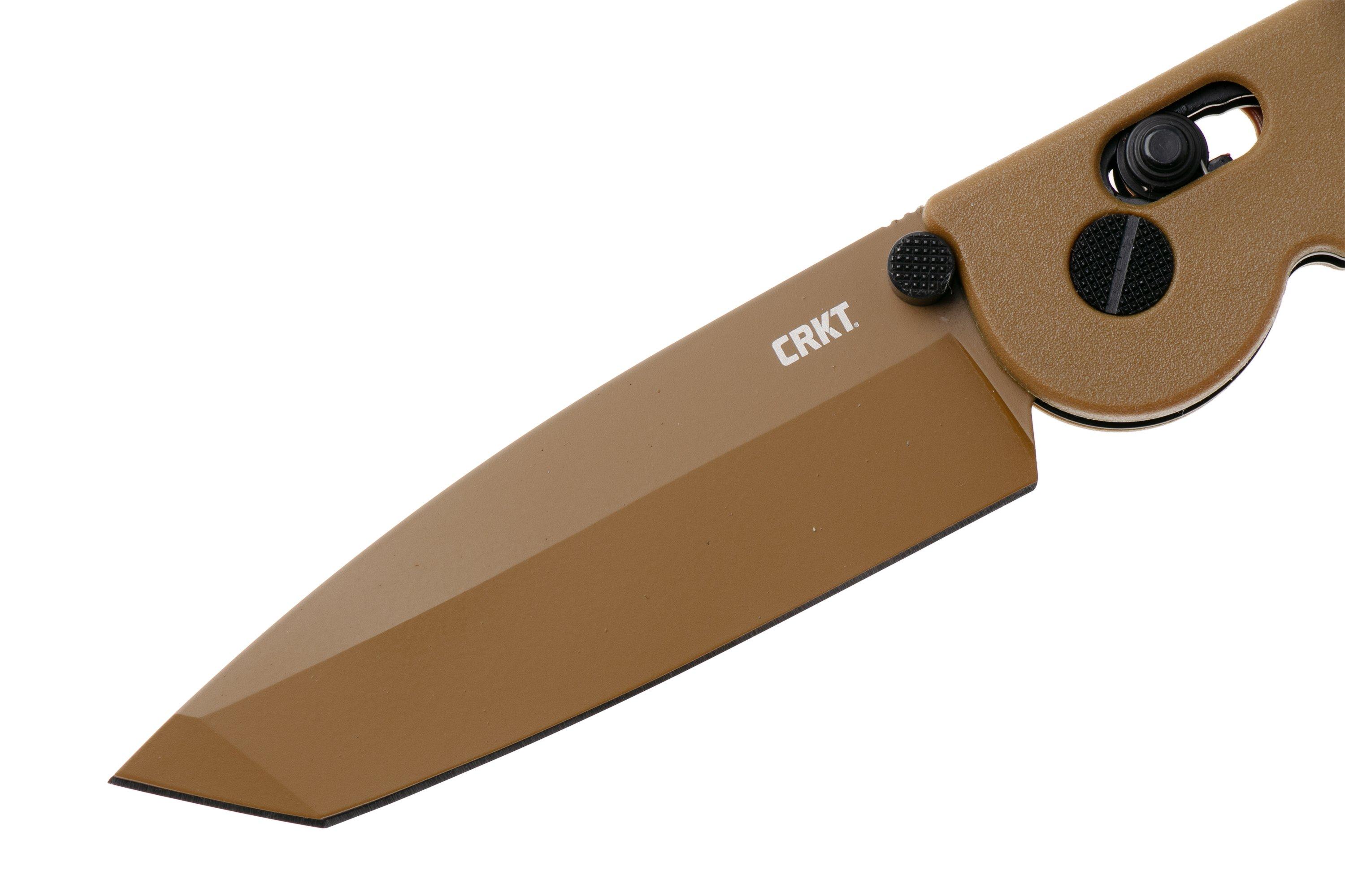 CRKT M16 Crossbar Lock Tanto M16-02XD Desert Tan EDP D2, Desert Tan ...