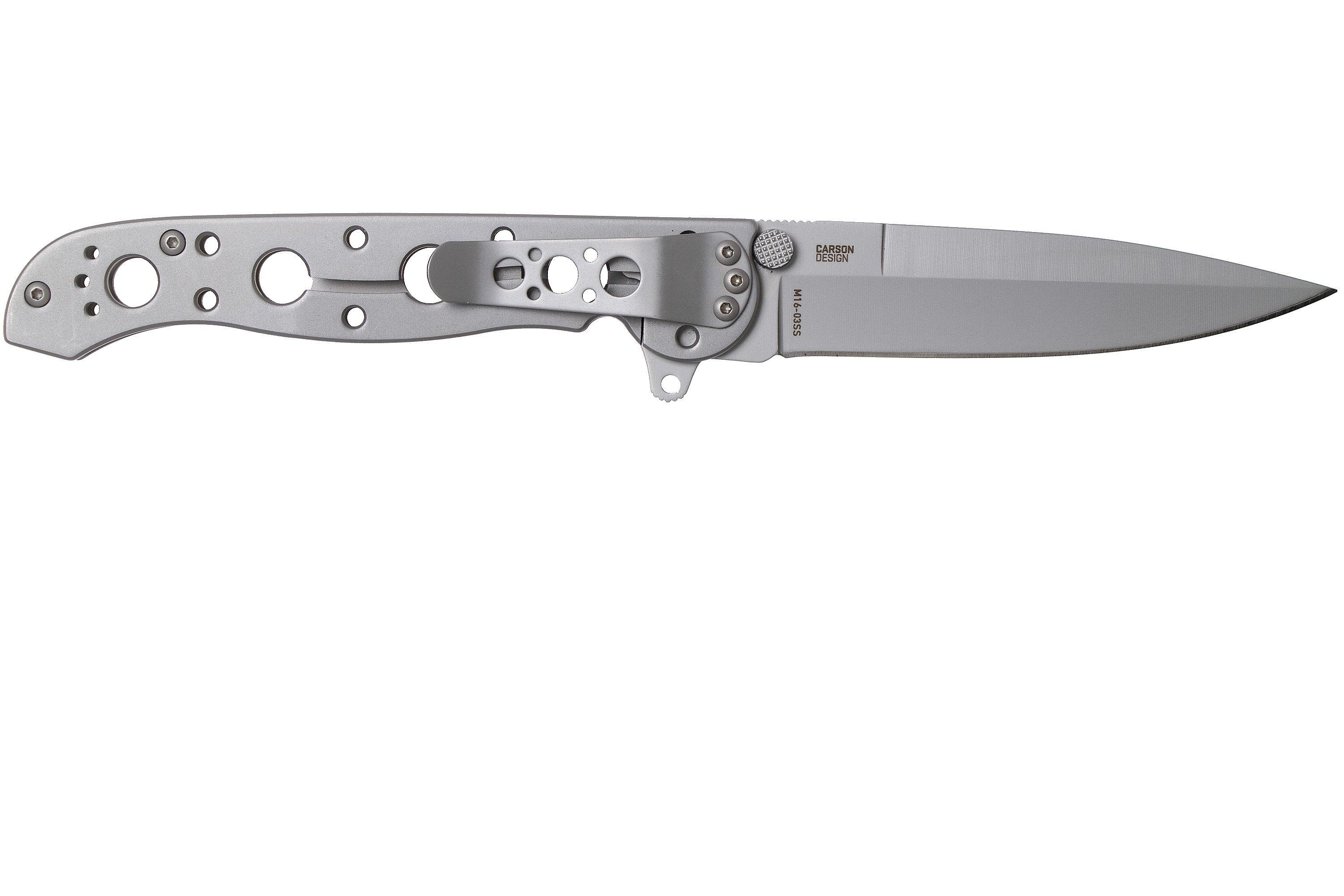 CRKT M16-03SS Silver coltello da tasca, Kit Carson design | Fare ...