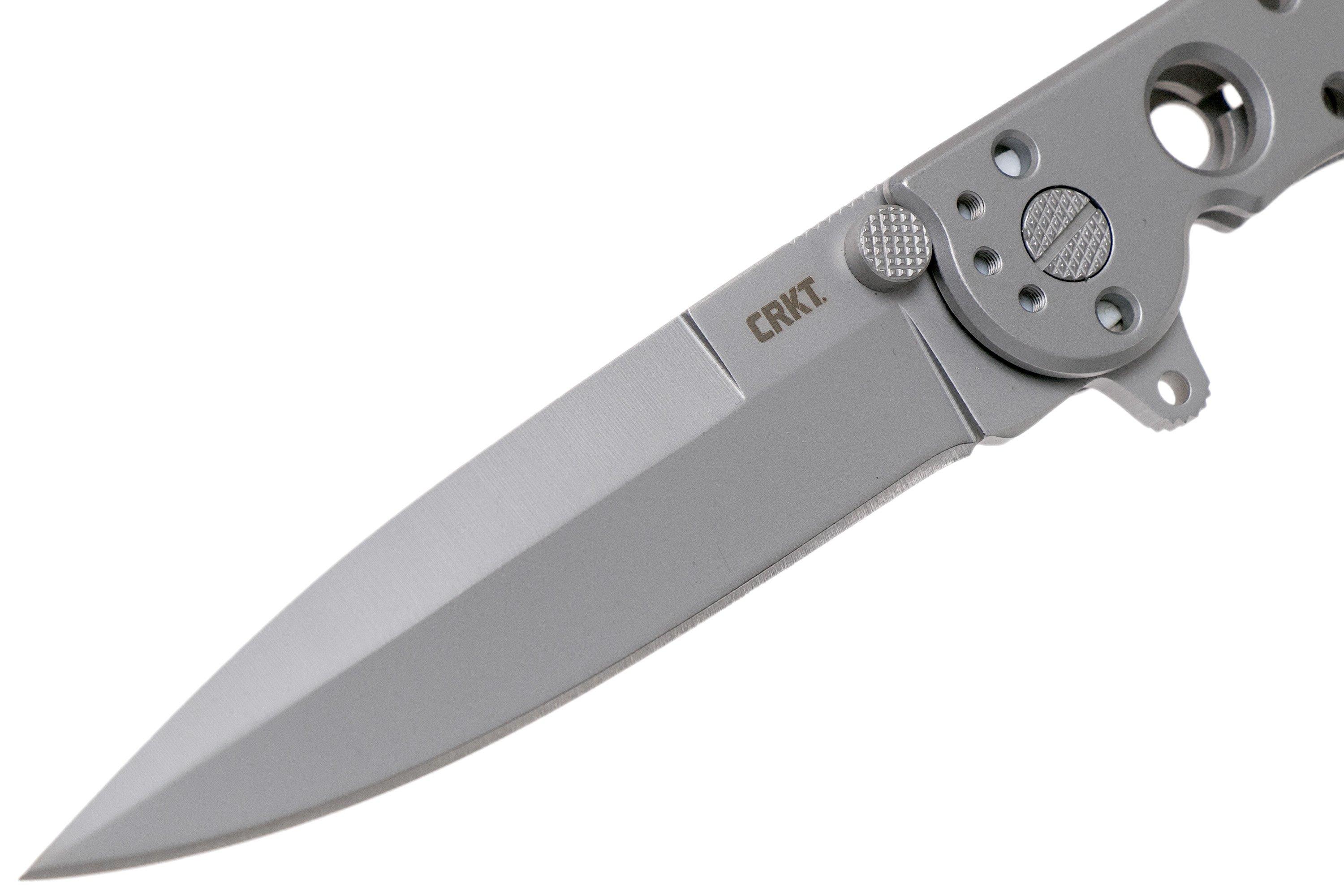 CRKT M16-03SS Silver pocket knife, Kit Carson design | Advantageously ...