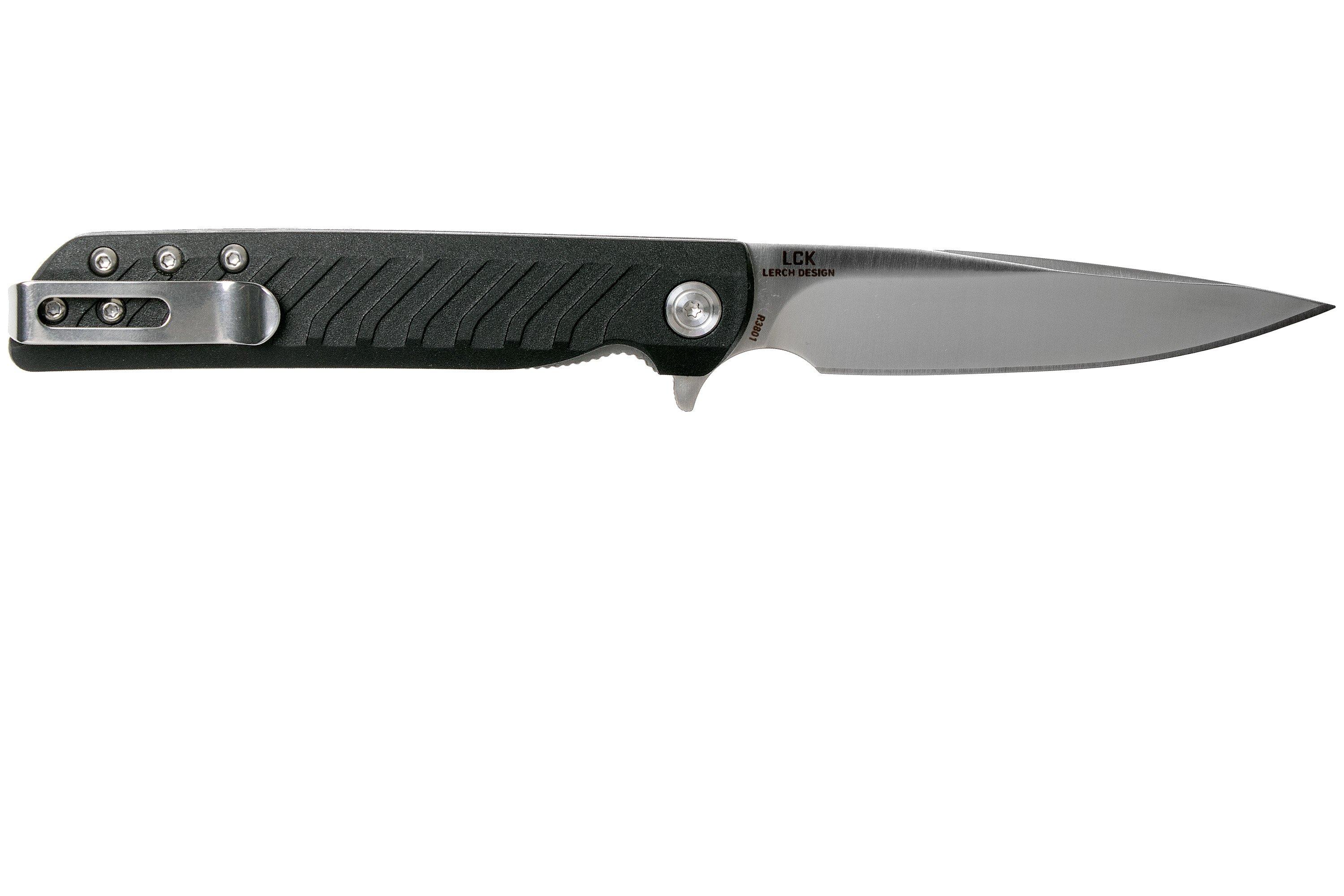 CRKT Ruger LCK R3801 satin pocket knife, Matthew Lerch design ...