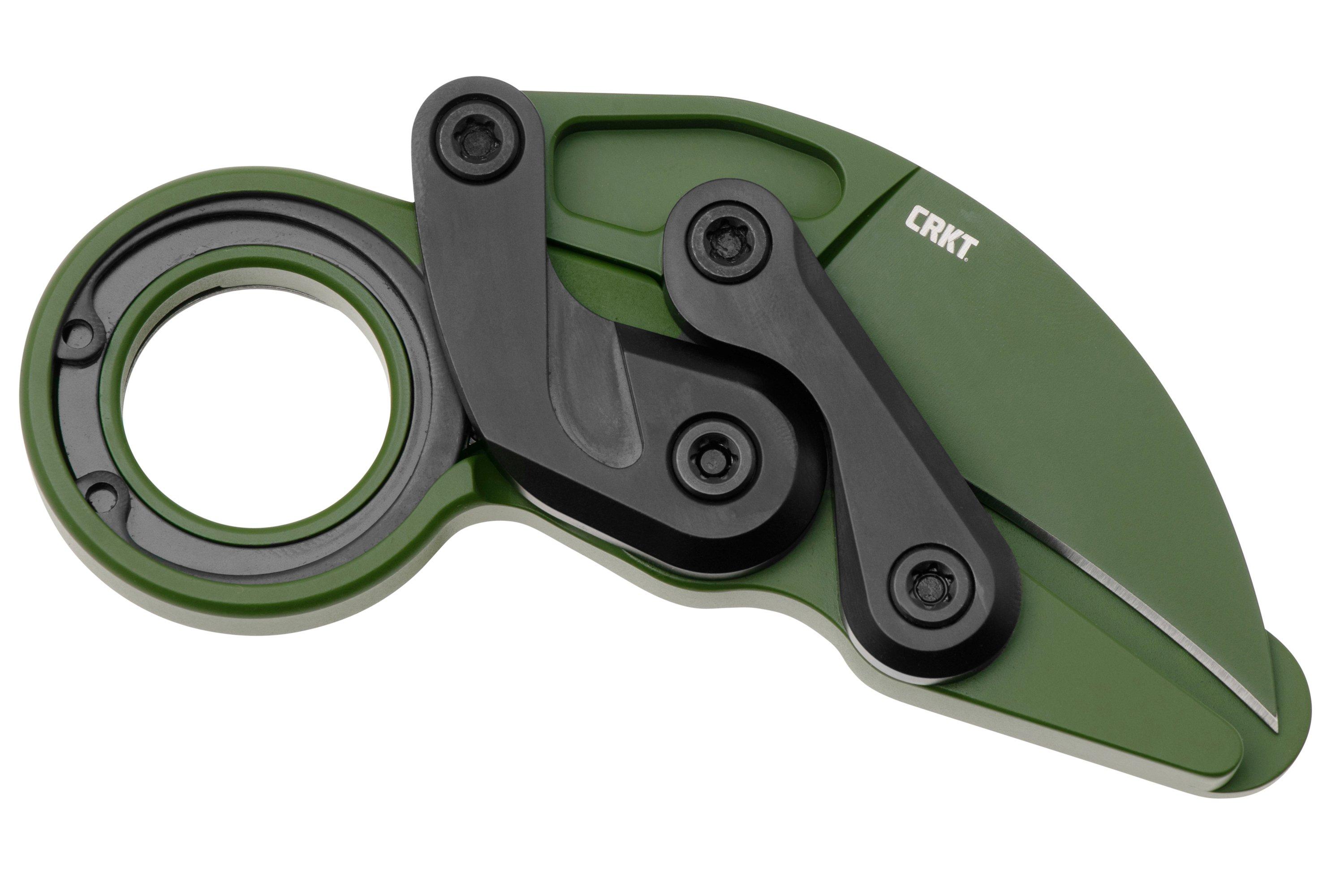 CRKT Provoke 4040BG Bright Green Cerakote D2, Multicam Bright Green ...
