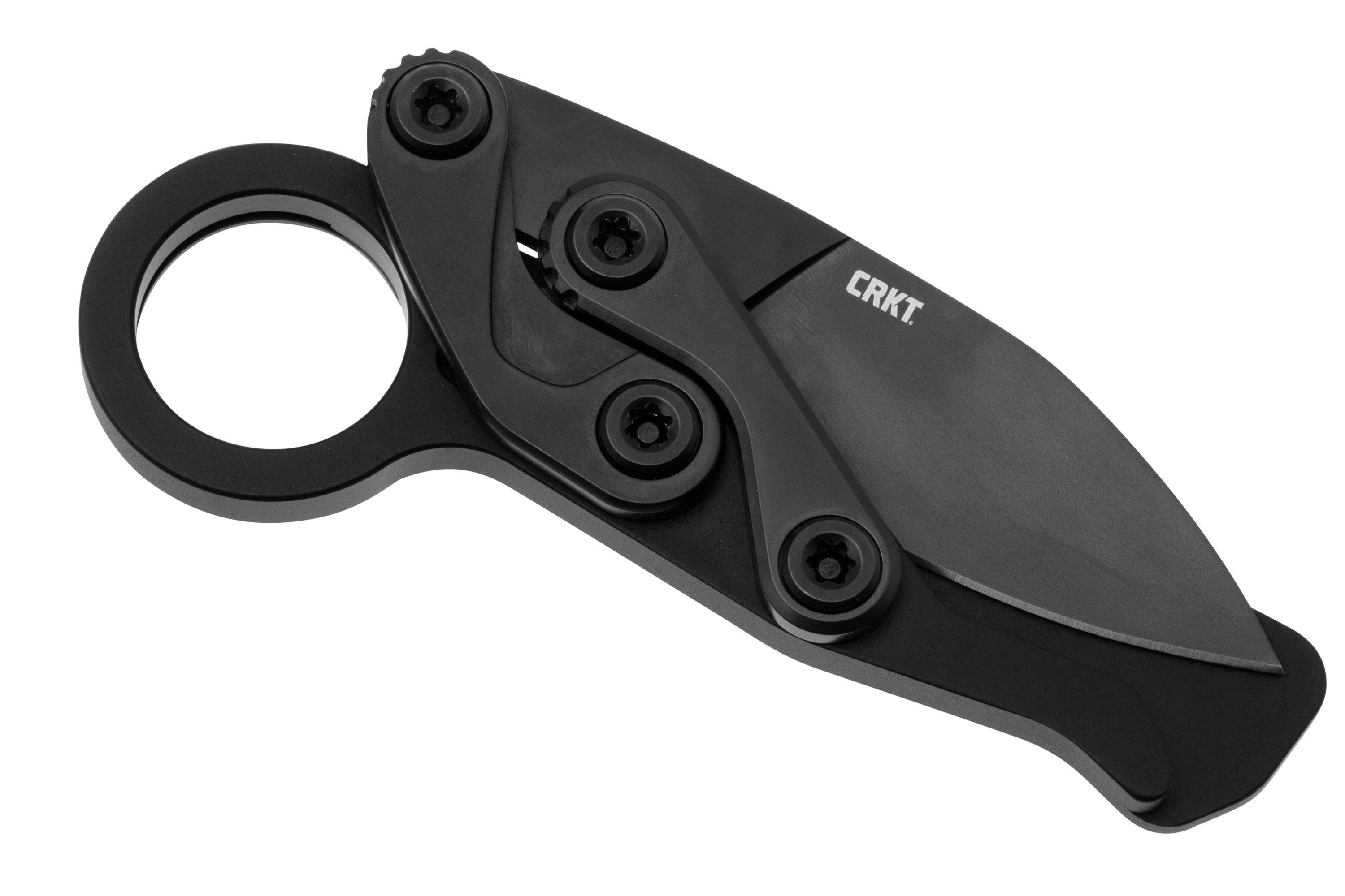 CRKT Provoke EDC 4050K Black Titanium Nitride D2, Black Aluminum ...