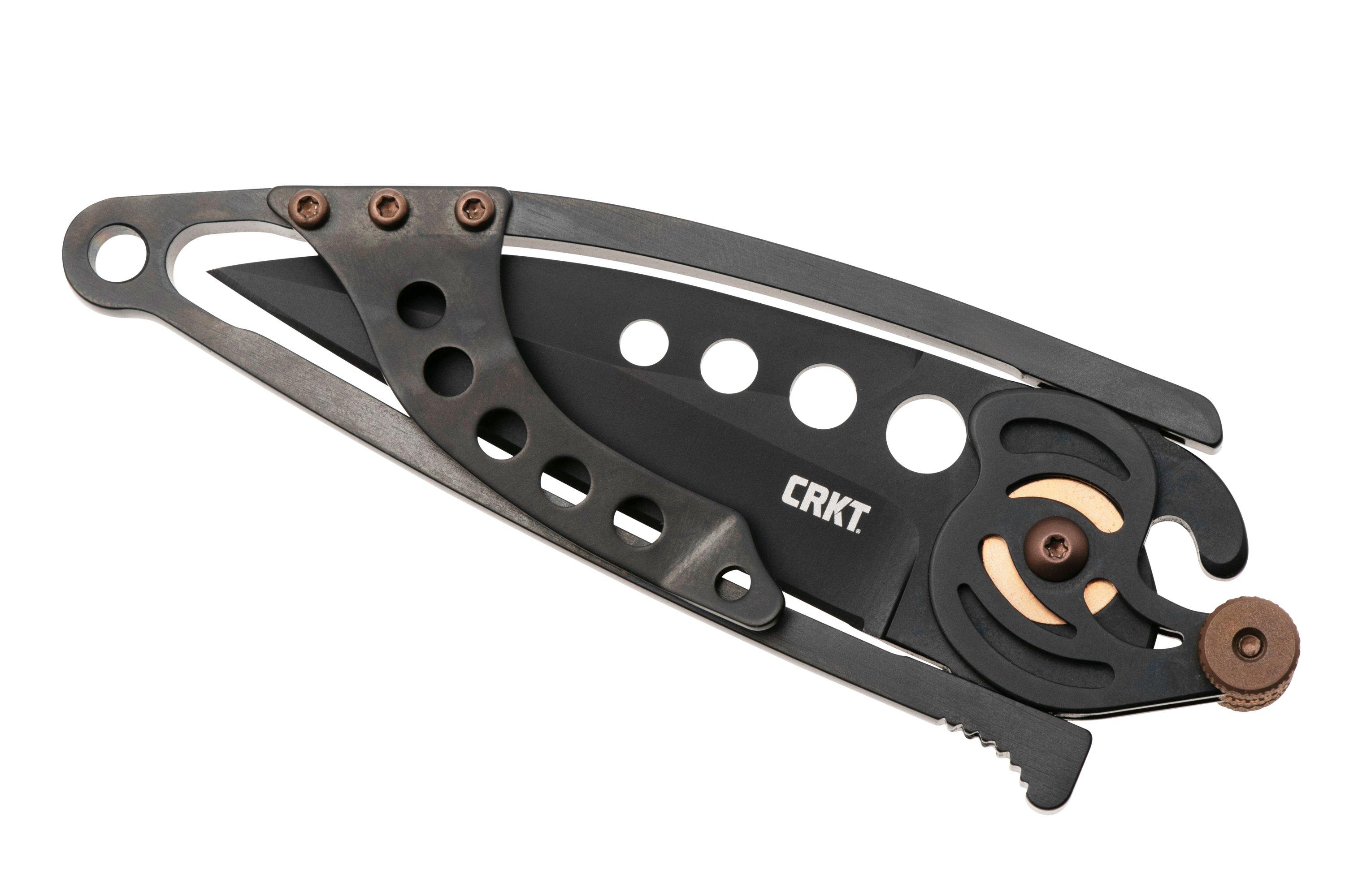 CRKT Snap Lock Black 5102NK Black Titanium Nitride 420J2, Black ...