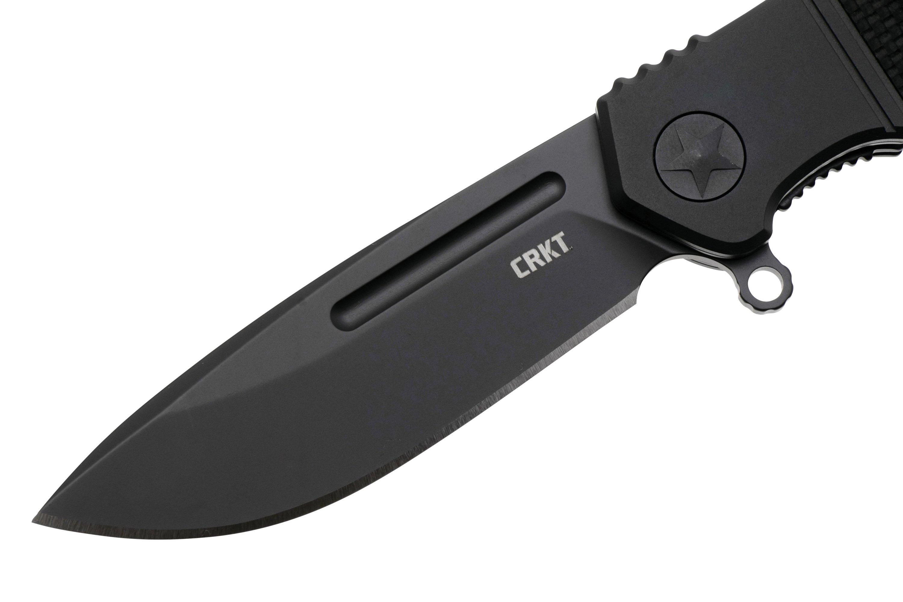 CRKT Homefront Compact Black K245KKP Black DLC CPM S35VN, Black G10 ...