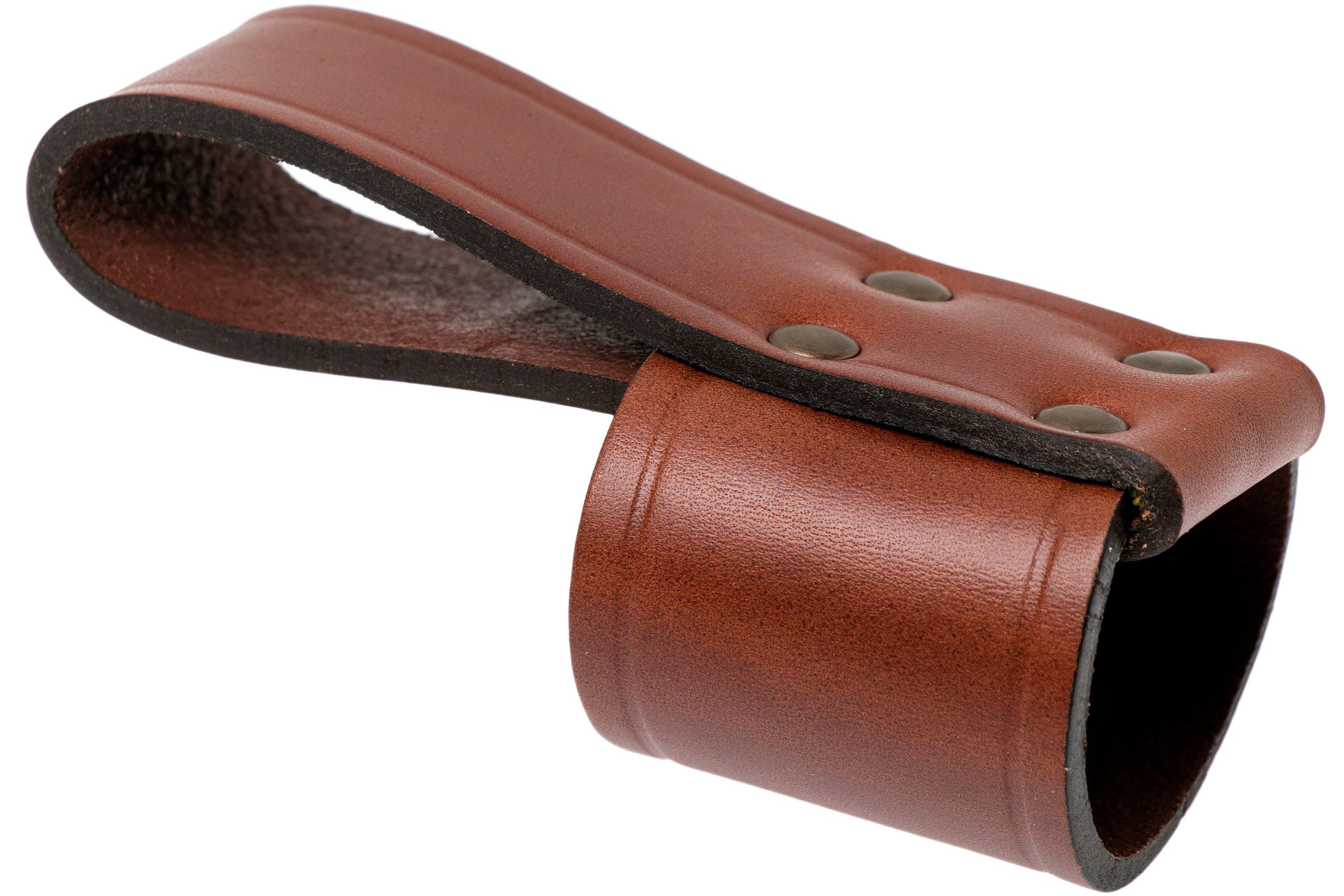 Casstrom Axe loop / axe holster leather cognac brown | Advantageously ...
