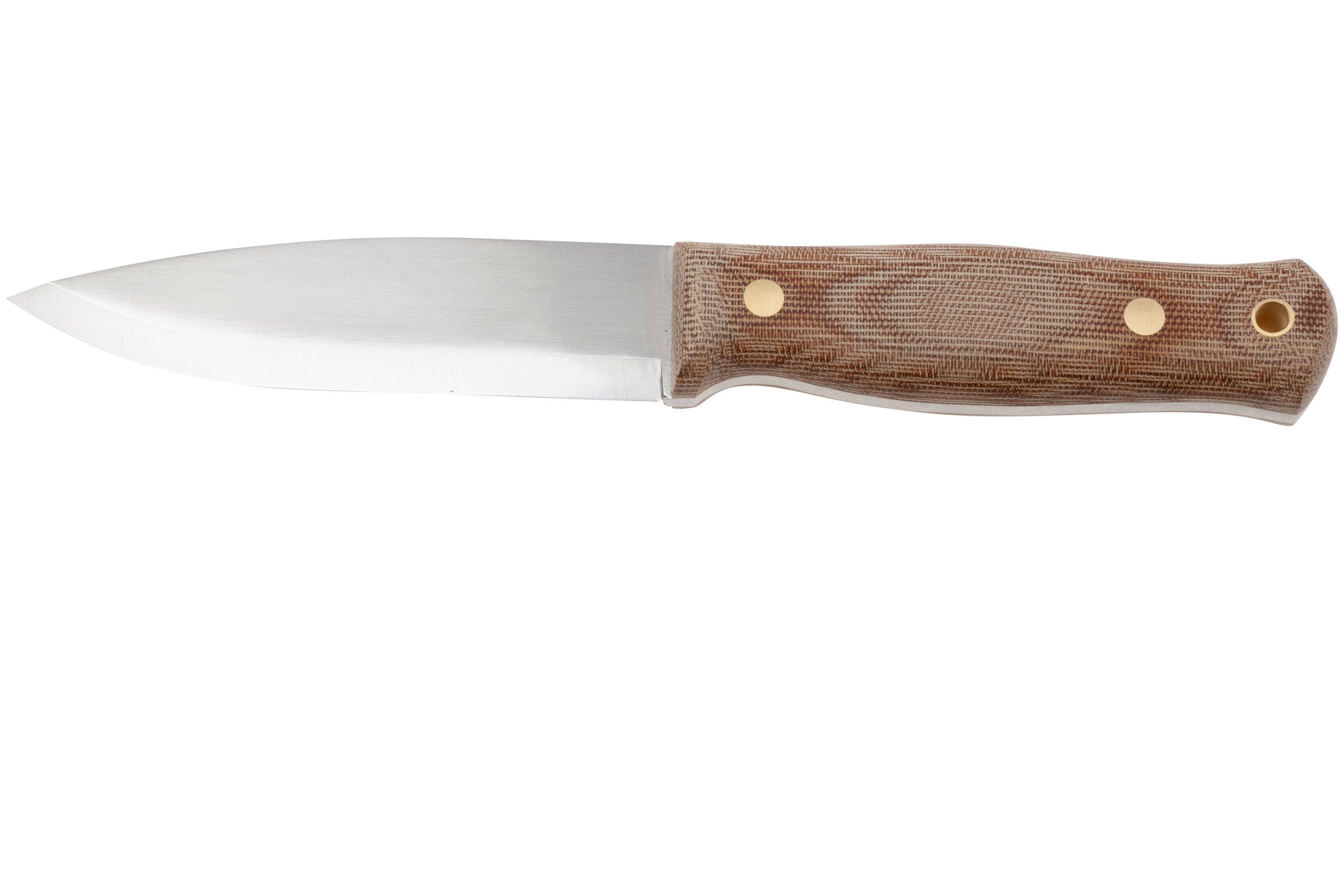 Casstrom Lars Falt Knife 11850 Natural Canvas Micarta, bushcraft knife ...
