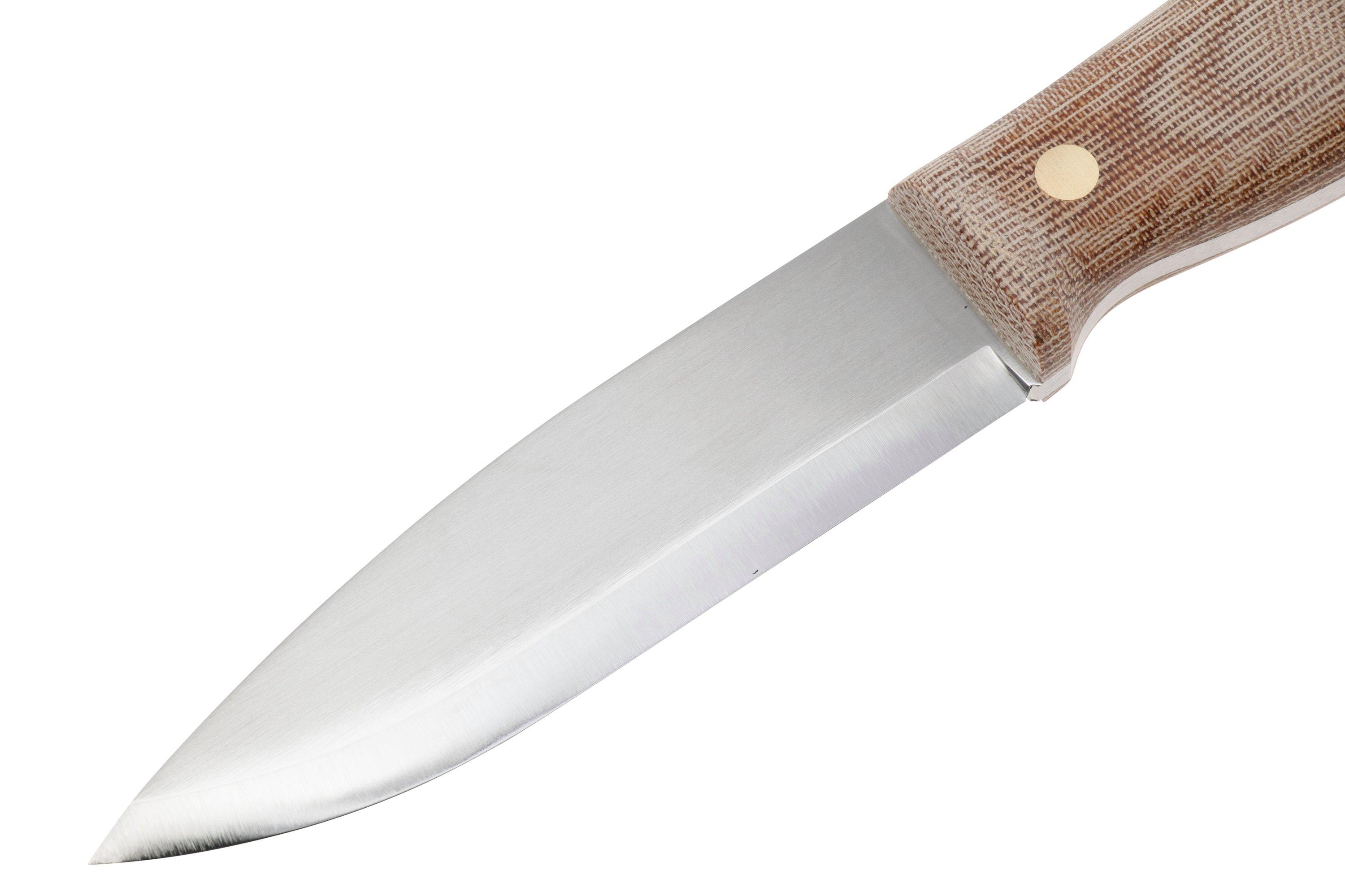 Casstrom Lars Falt Knife 11850 Natural Canvas Micarta, bushcraft knife ...