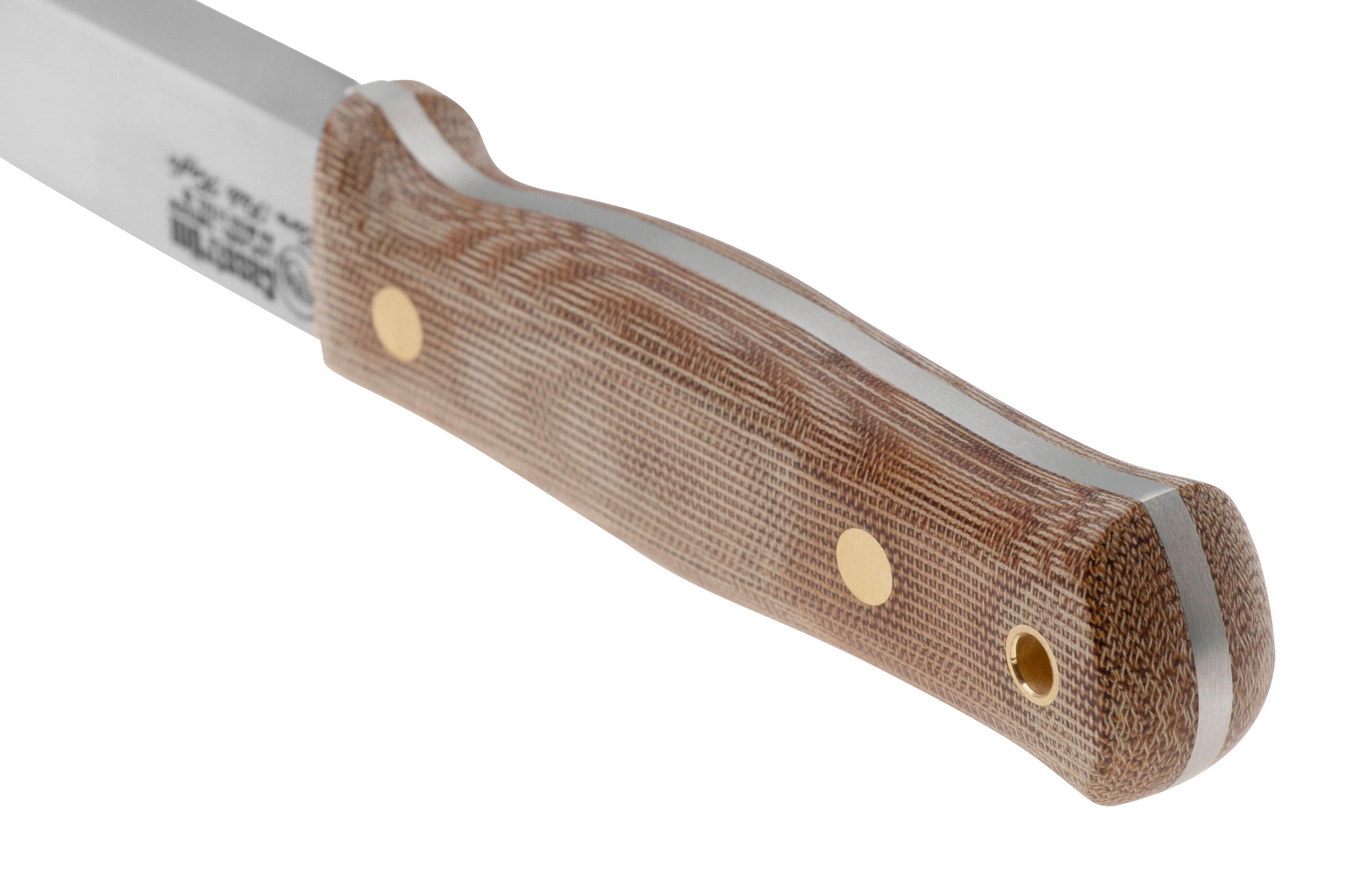 Casstrom Lars Falt Knife 11850 Natural Canvas Micarta, bushcraft knife ...