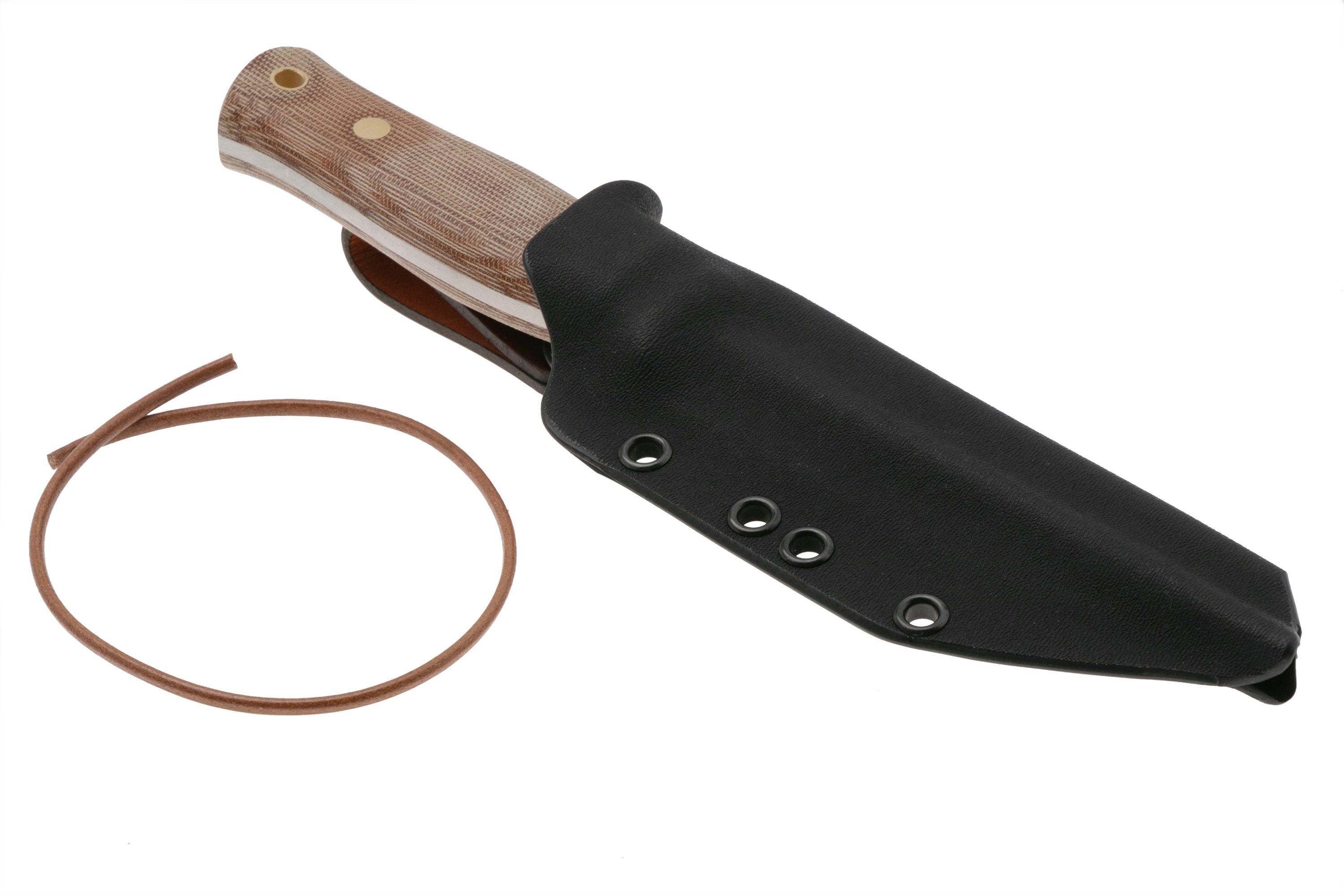 Casstrom Lars Falt Knife 11850 Natural Canvas Micarta, Bushcraft Messer ...