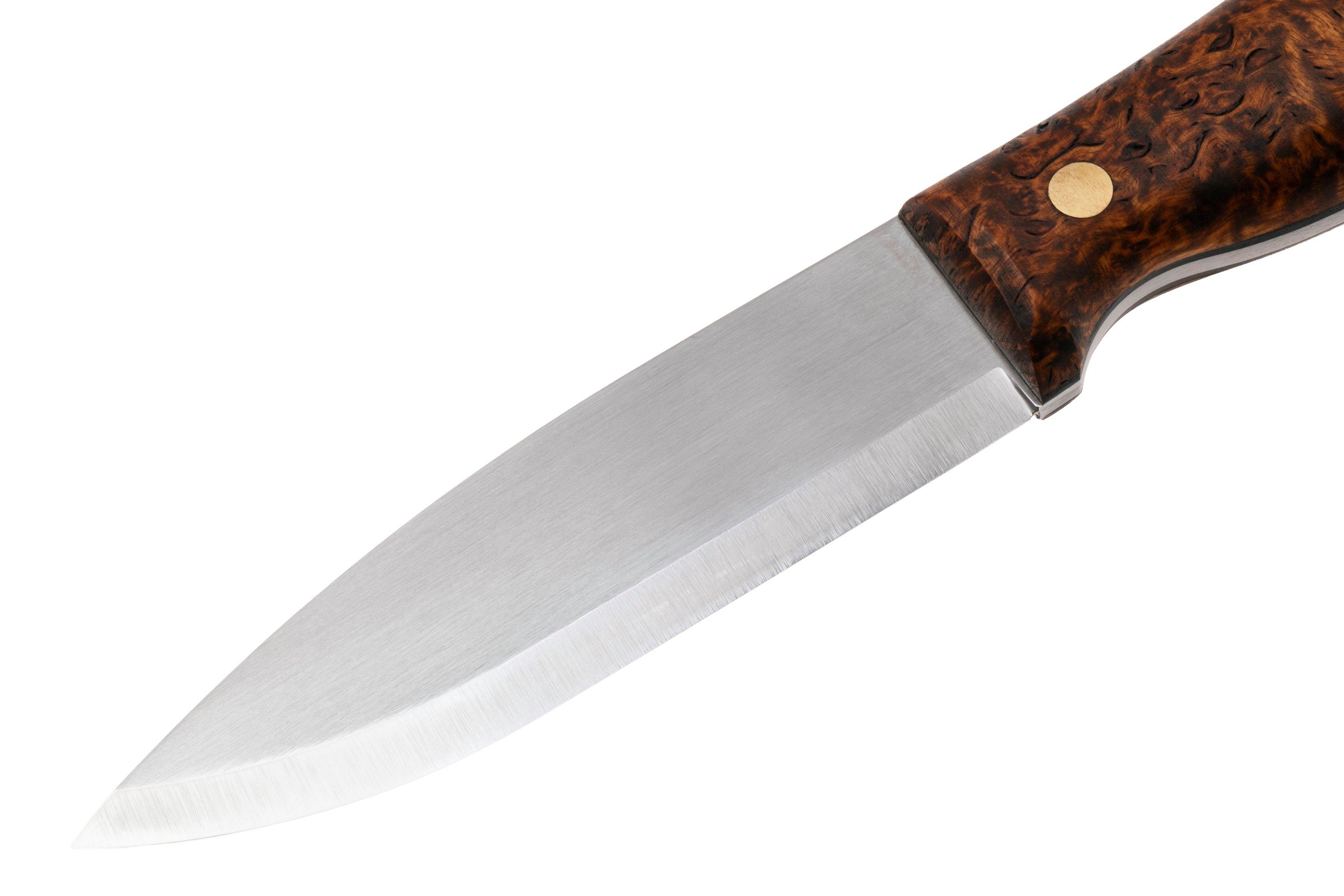 Casström Lars Fält Järv 11870, Curly Birch Wood, Bushcraft Messer ...