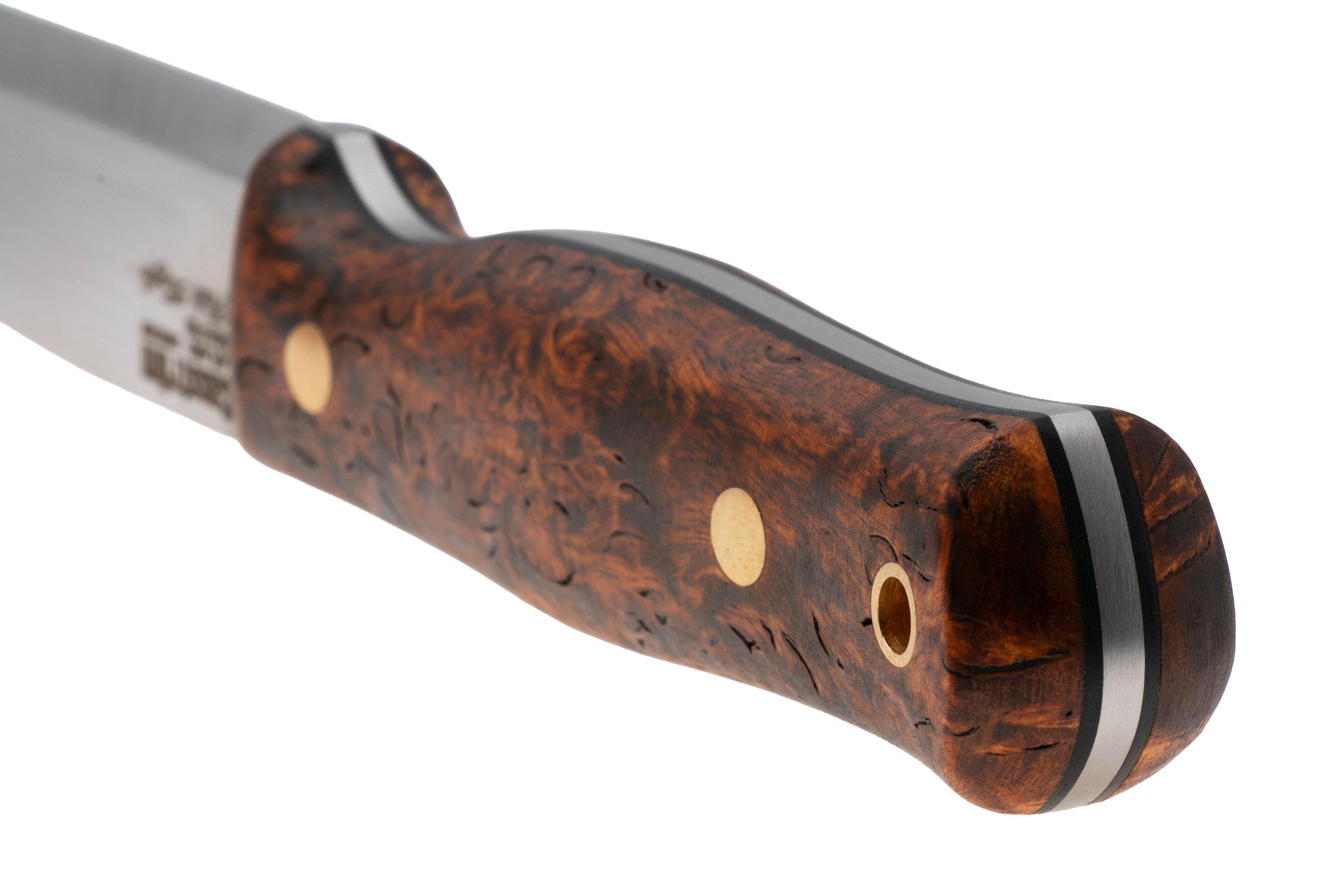 Casström Lars Fält Järv 11870, Curly Birch Wood, Bushcraft Messer ...