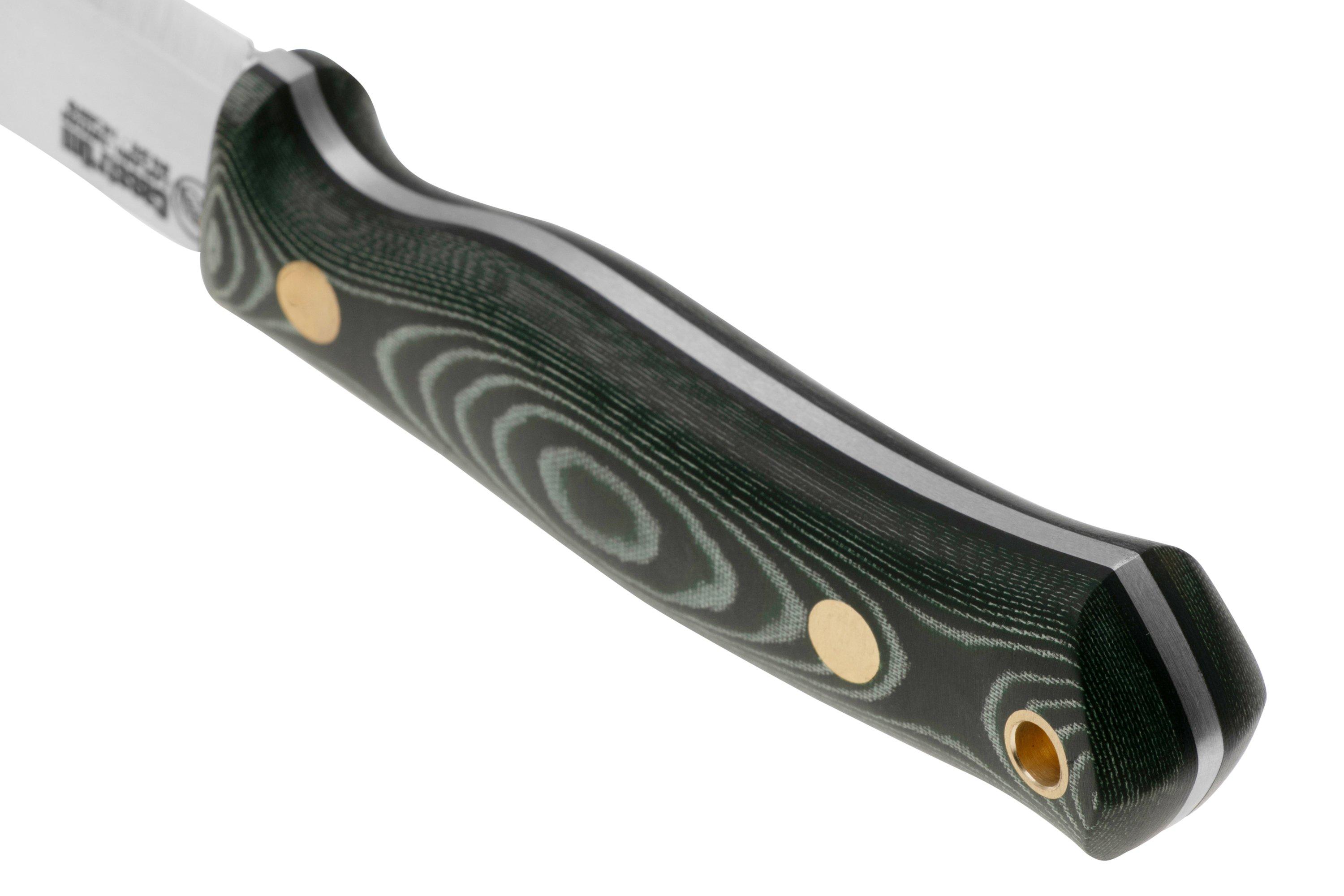 Casström No. 8 SFK 12807 Green Micarta, fixed knife | Advantageously ...