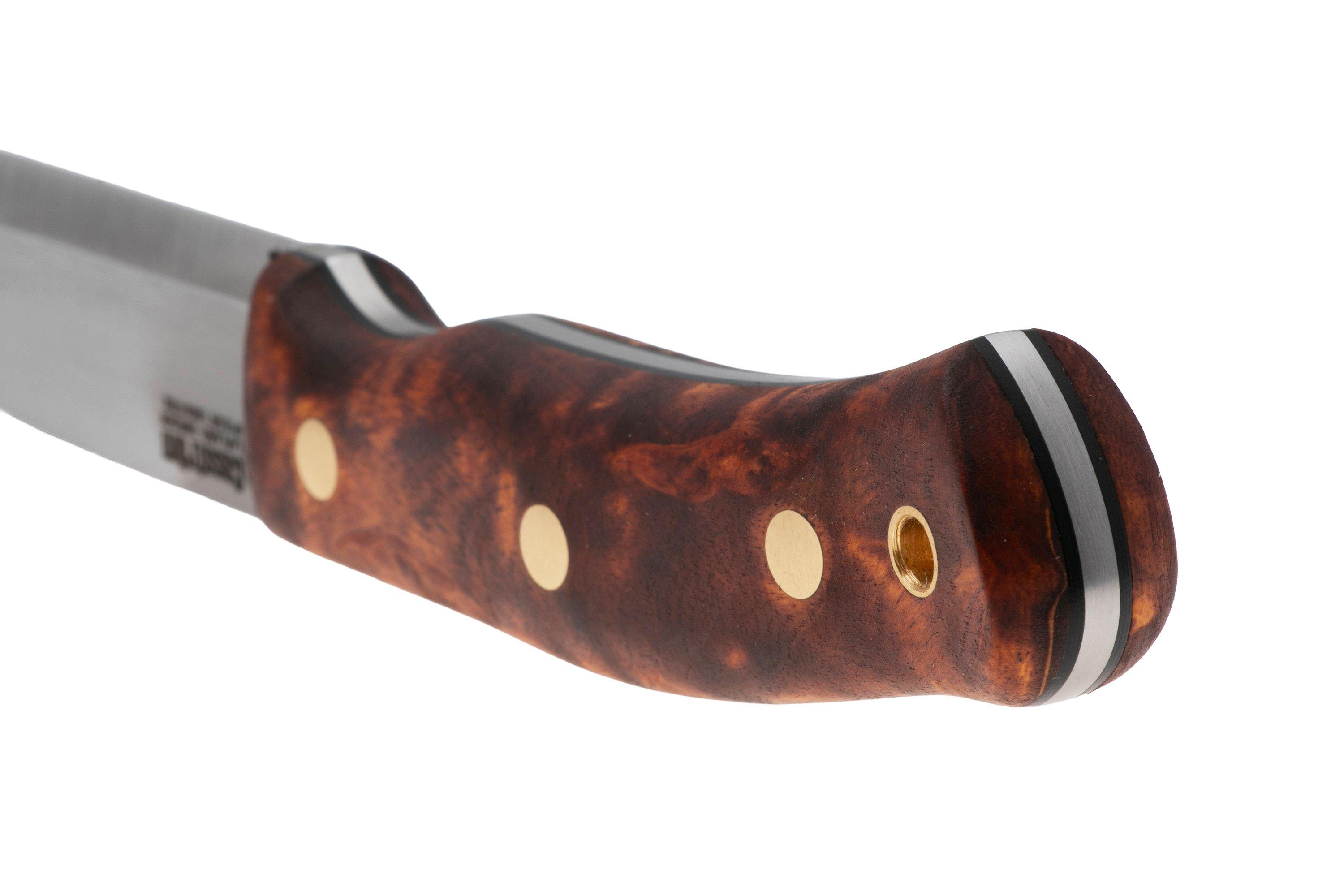 Casström No. 10 Swedish Forest Knife Järv 13170, Curly Birch Wood ...