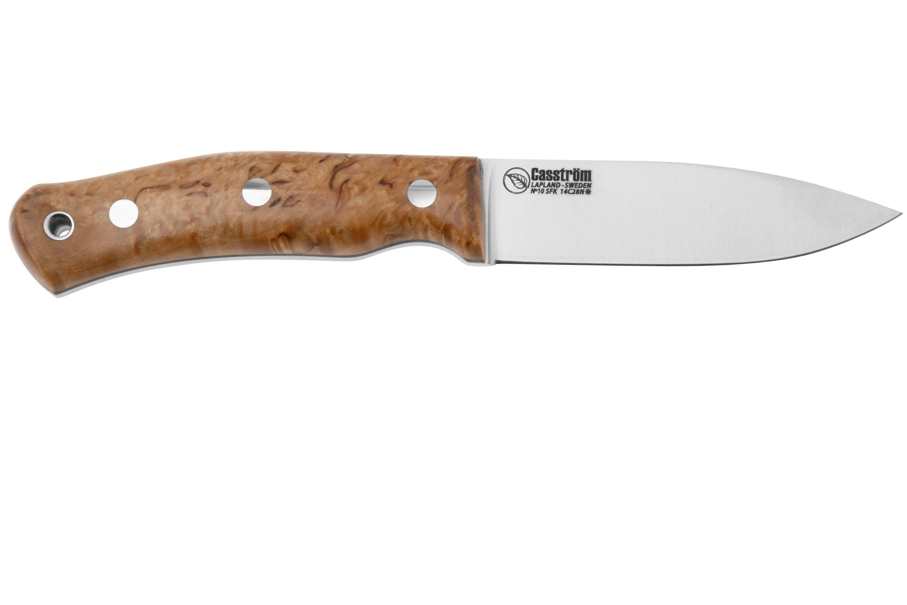 Casström No. 10 Swedish Forest Knife Flat 14118, 14C28N Stabilised ...